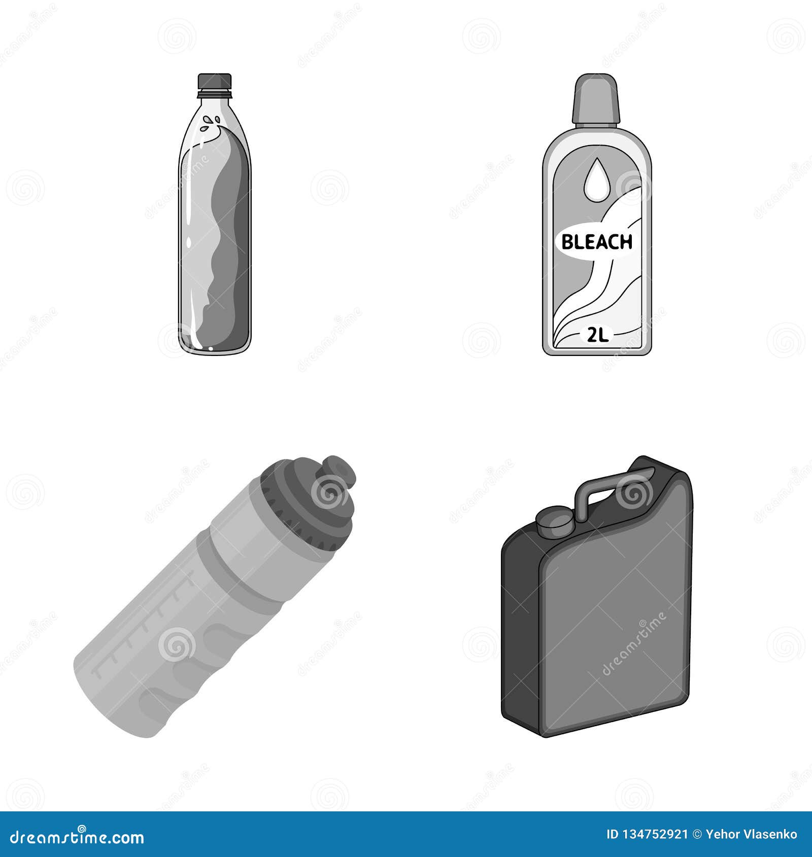 Vector Design of Plastic and Container Logo. Collection of Plastic and ...