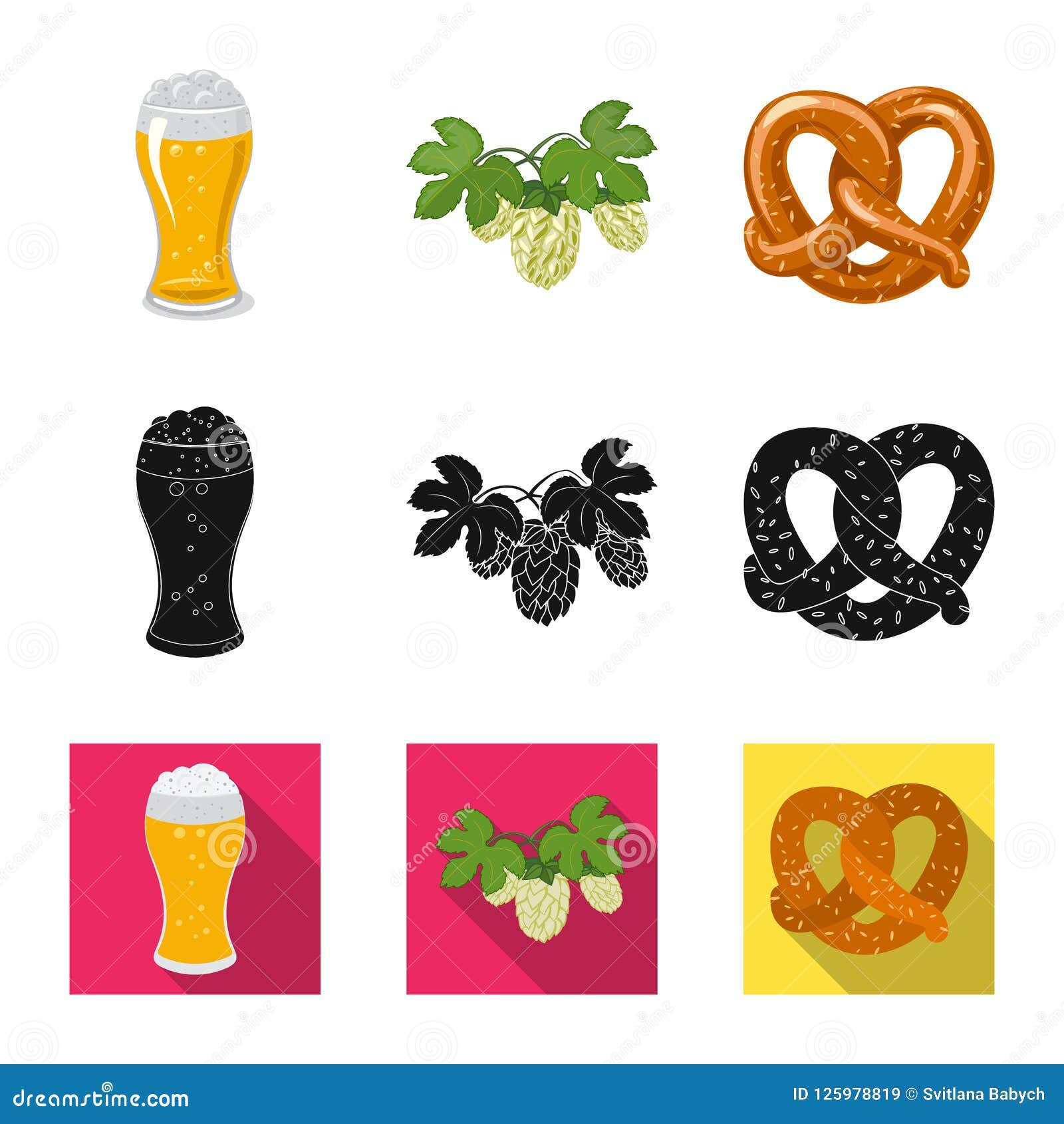 Isolated Object of Pub and Bar Icon. Set of Pub and Interior Stock ...