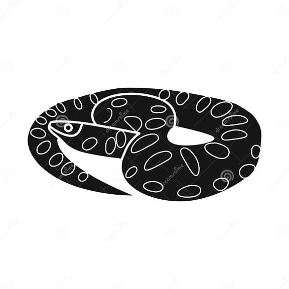 Isolated Object Of Python And Reptile Sign Web Element Of Python And 5985