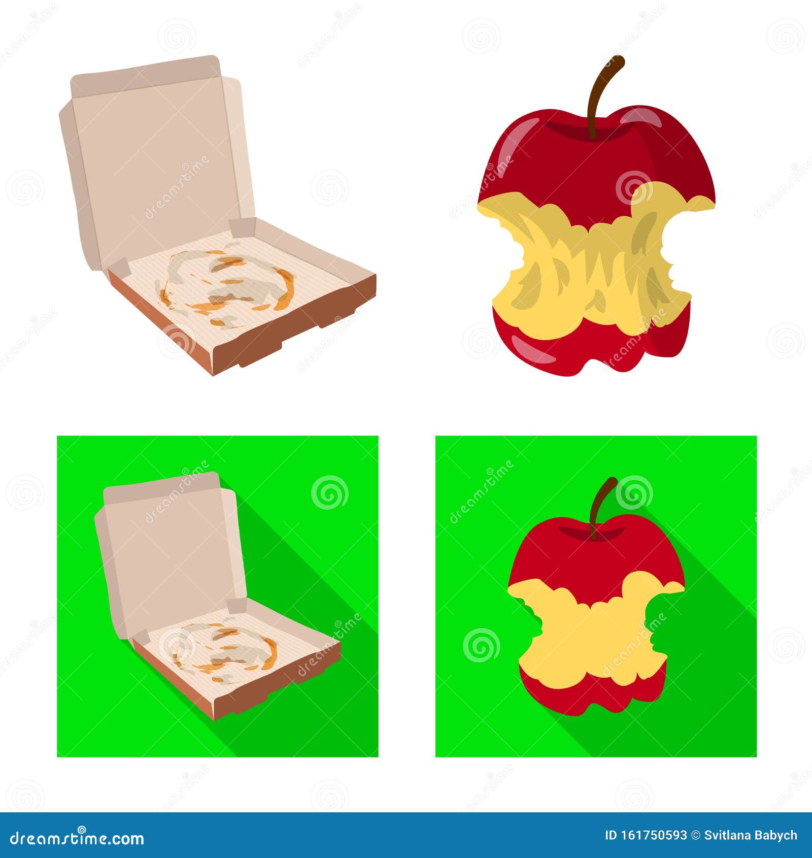 Isolated Object of Refuse and Junk Symbol. Set of Refuse and Waste ...