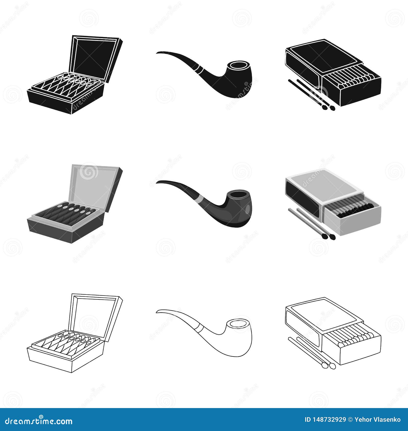 Vector Design of Refuse and Stop Icon. Set of Refuse and Habit Stock ...