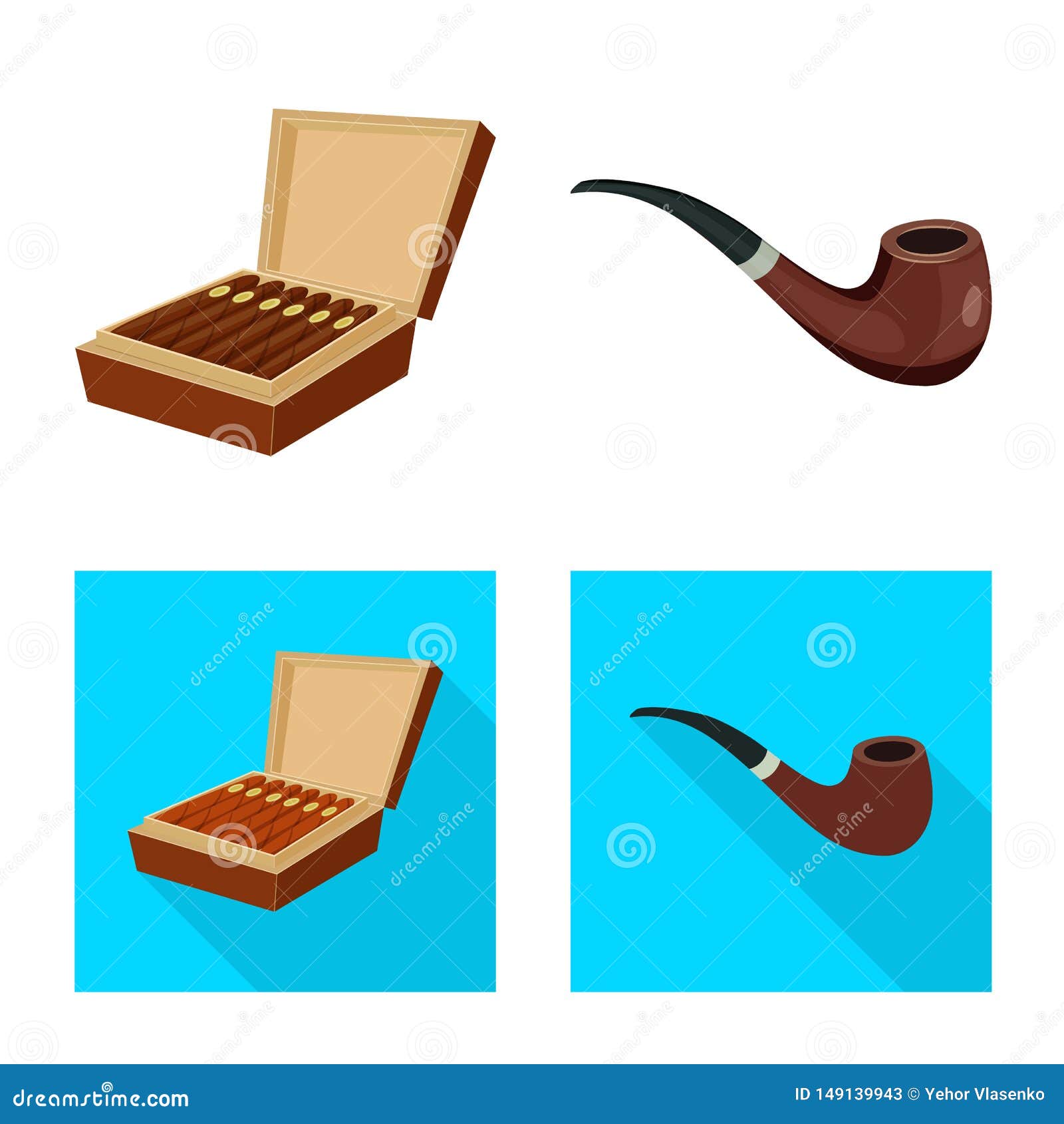 Vector Design of Refuse and Stop Symbol. Set of Refuse and Habit Stock ...