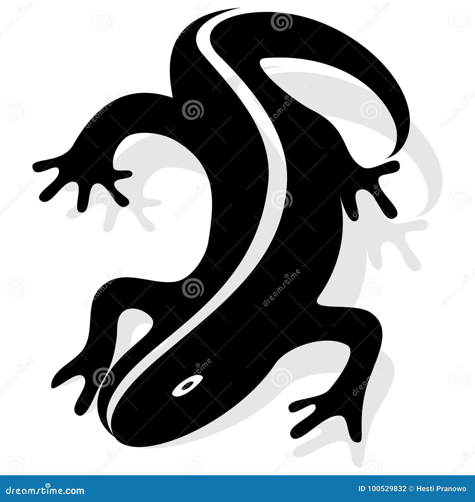 Vector design Salamander stock vector. Illustration of salamander ...