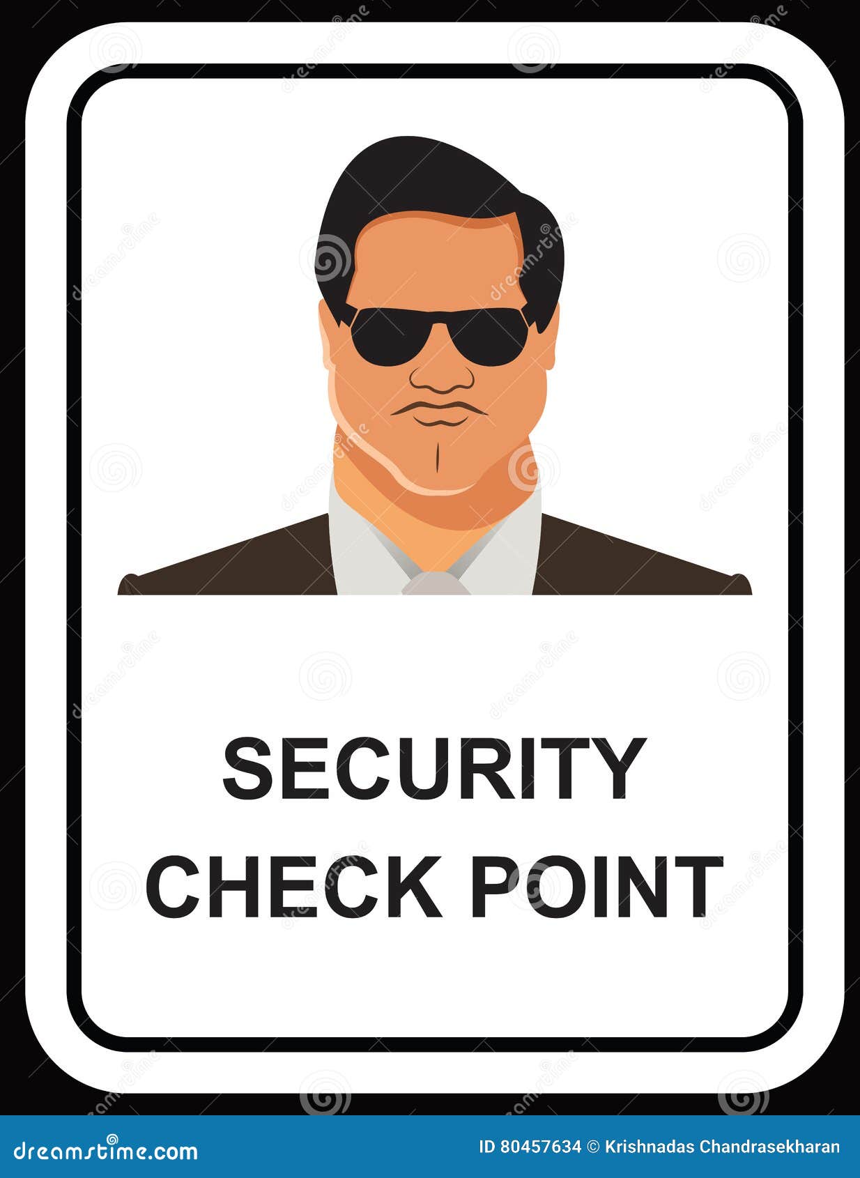 Vector Design of Security Guard Man Icon in EPS10 Stock Vector ...