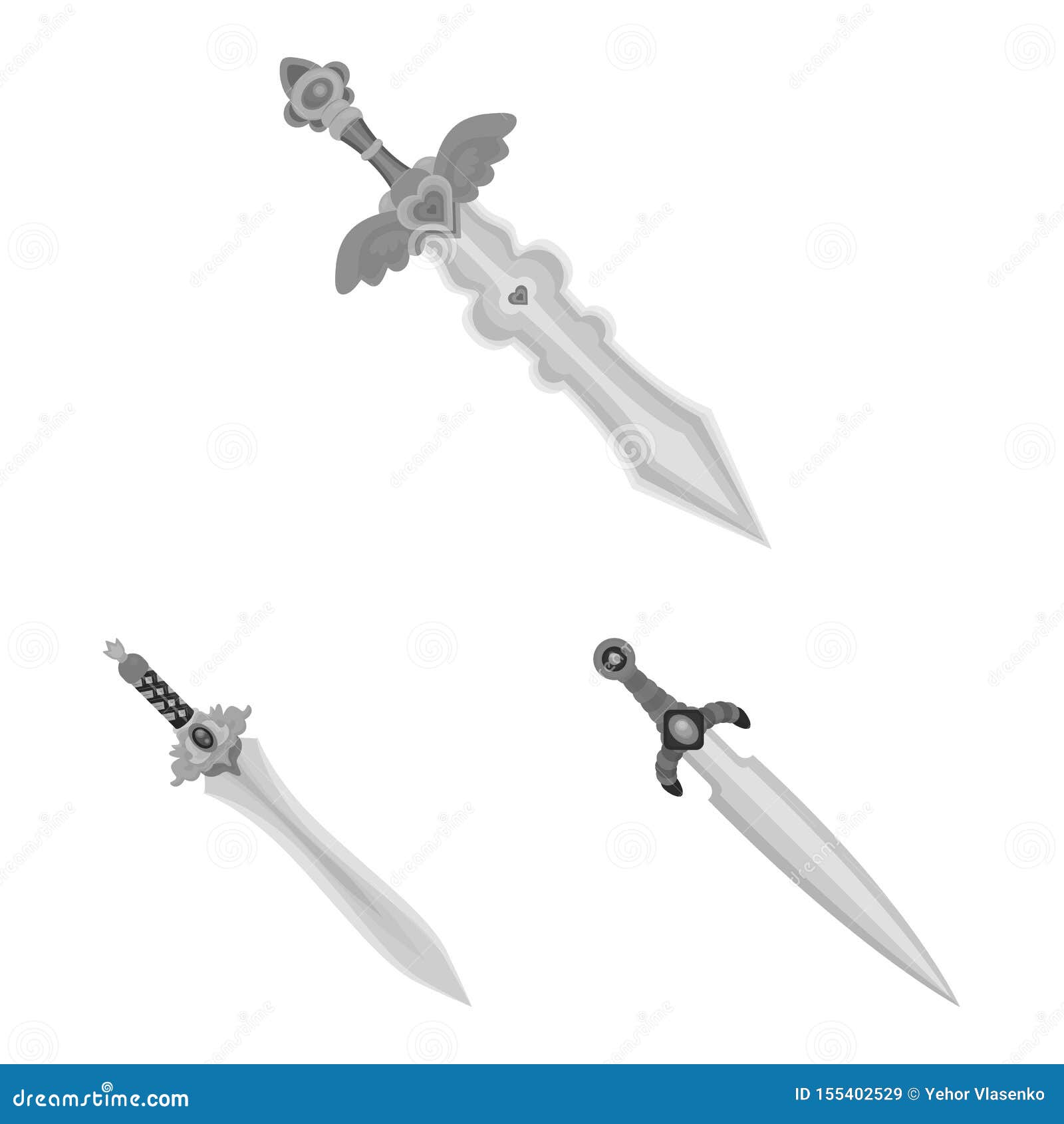 Vector Design of Sharp and Blade Logo. Collection of Sharp and Dagger ...