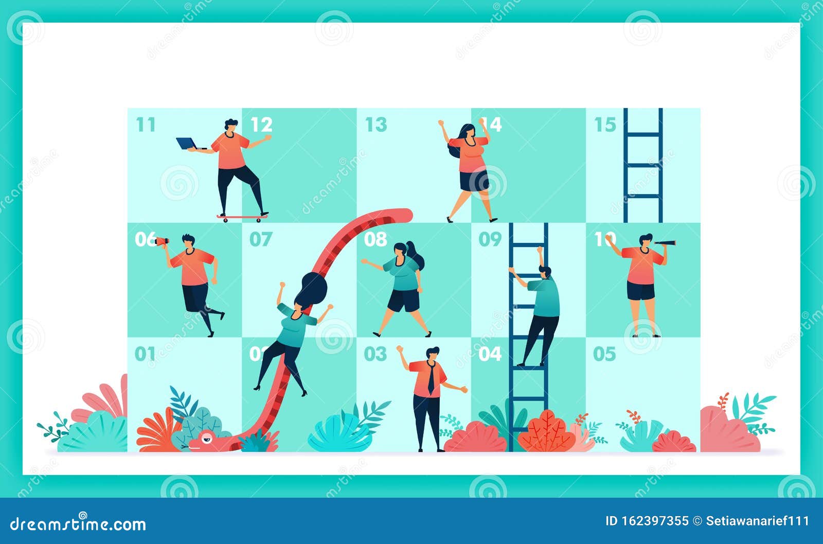 Ladders Cartoons, Illustrations & Vector Stock Images - 2886 Pictures ...