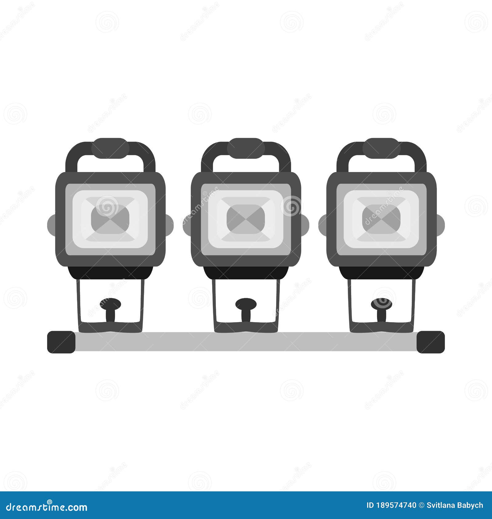 Vector Design of Spotlight and Projector Icon. Graphic of Spotlight and ...