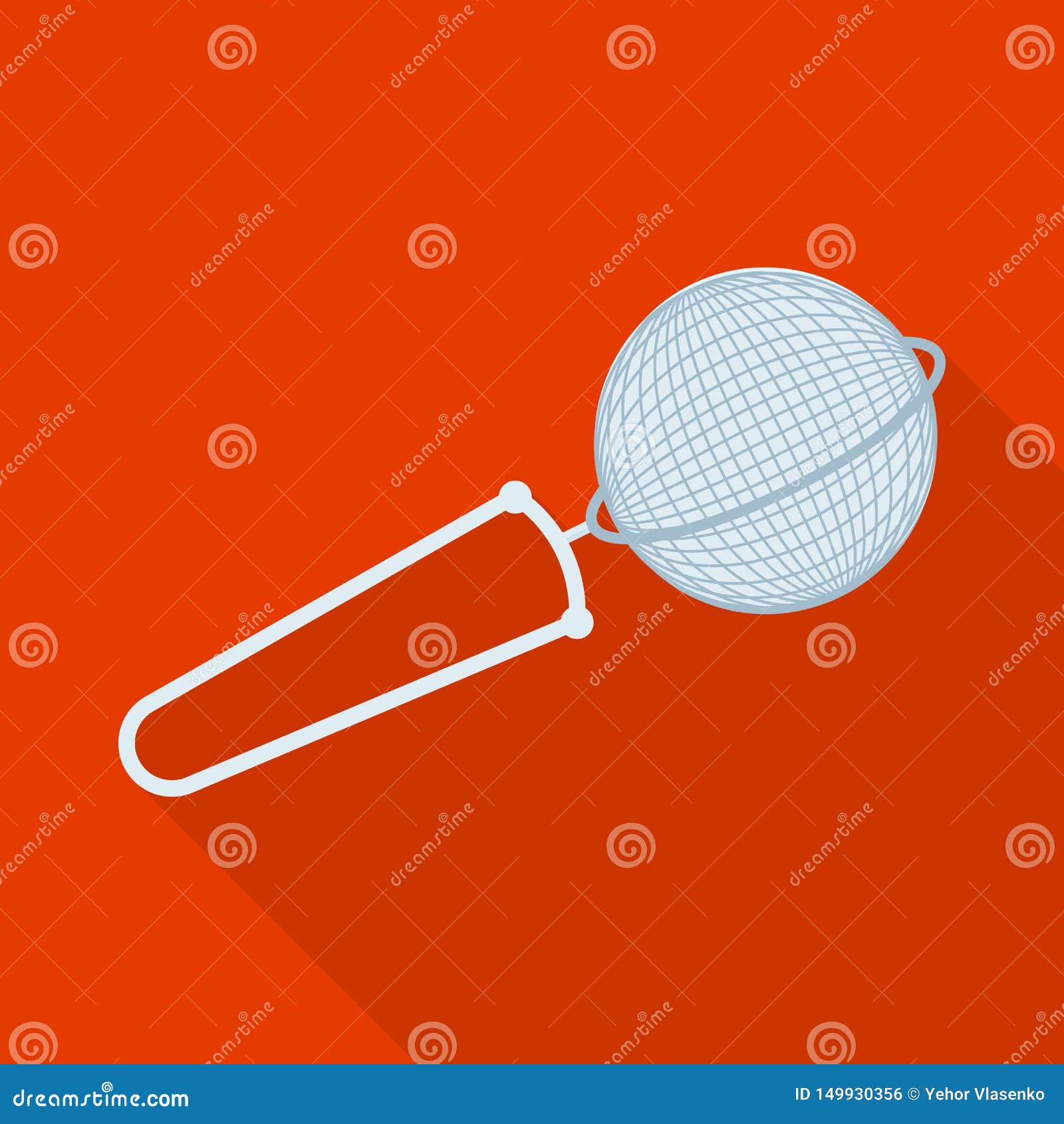 Vector Design of Strainer and Tea Symbol. Collection of Strainer and ...