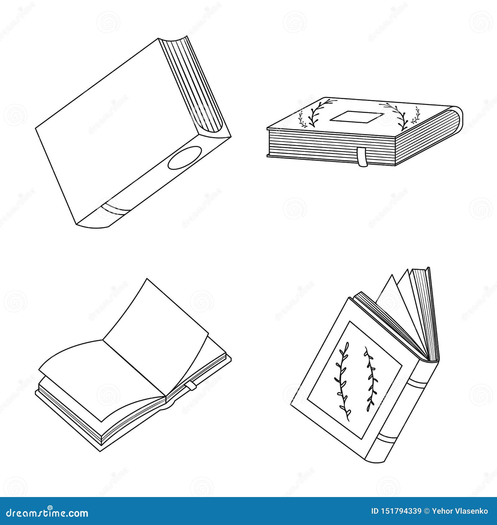 Vector Design of Study and Literature Symbol. Set of Study and Source ...