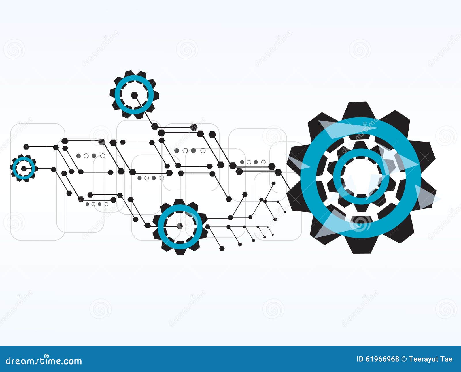 Technology, Gear, Earth, Chips Icon. Simple Line, Outline Vector ...