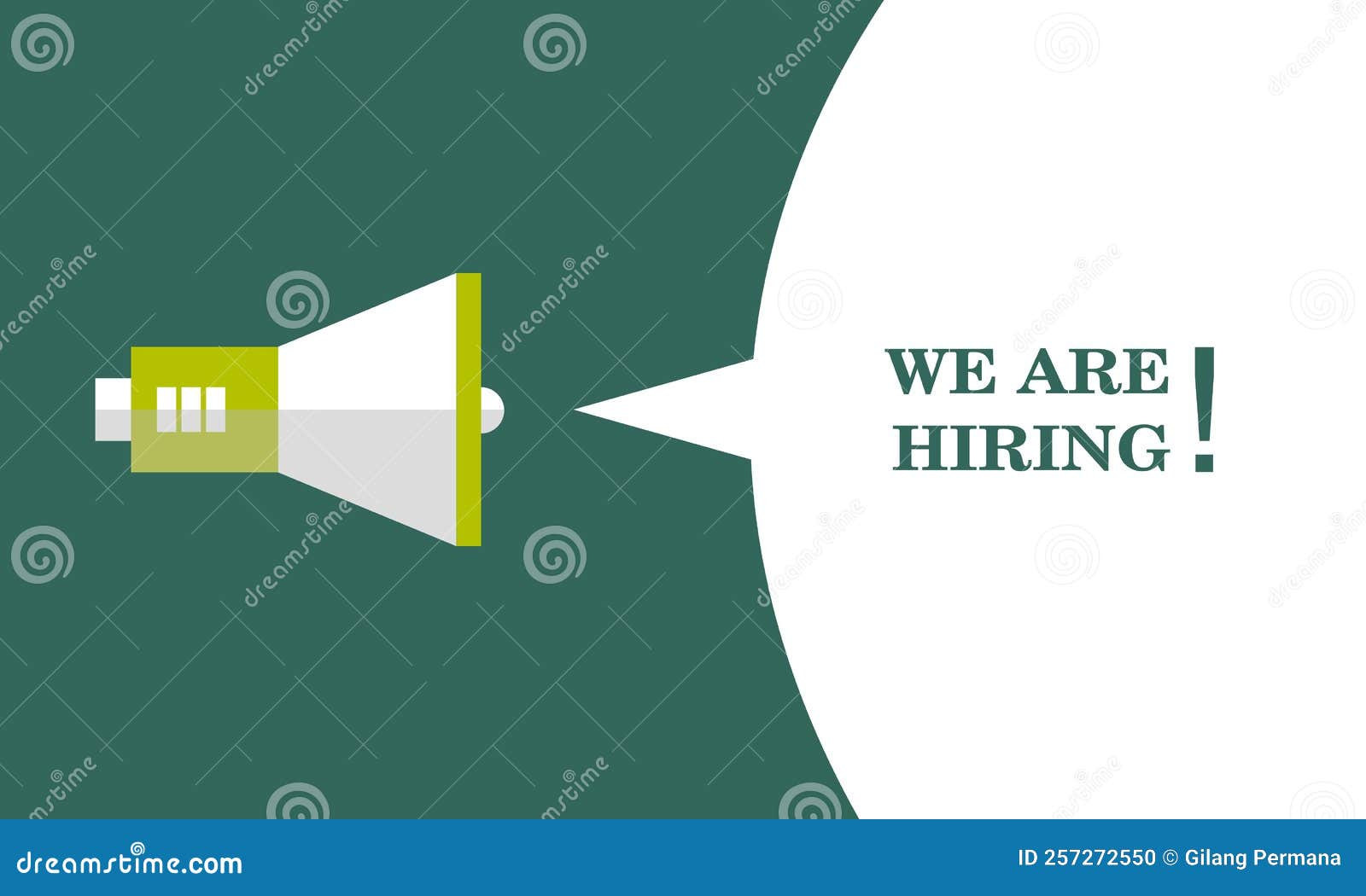 Hiring stock vector. Illustration of font, template - 257272550