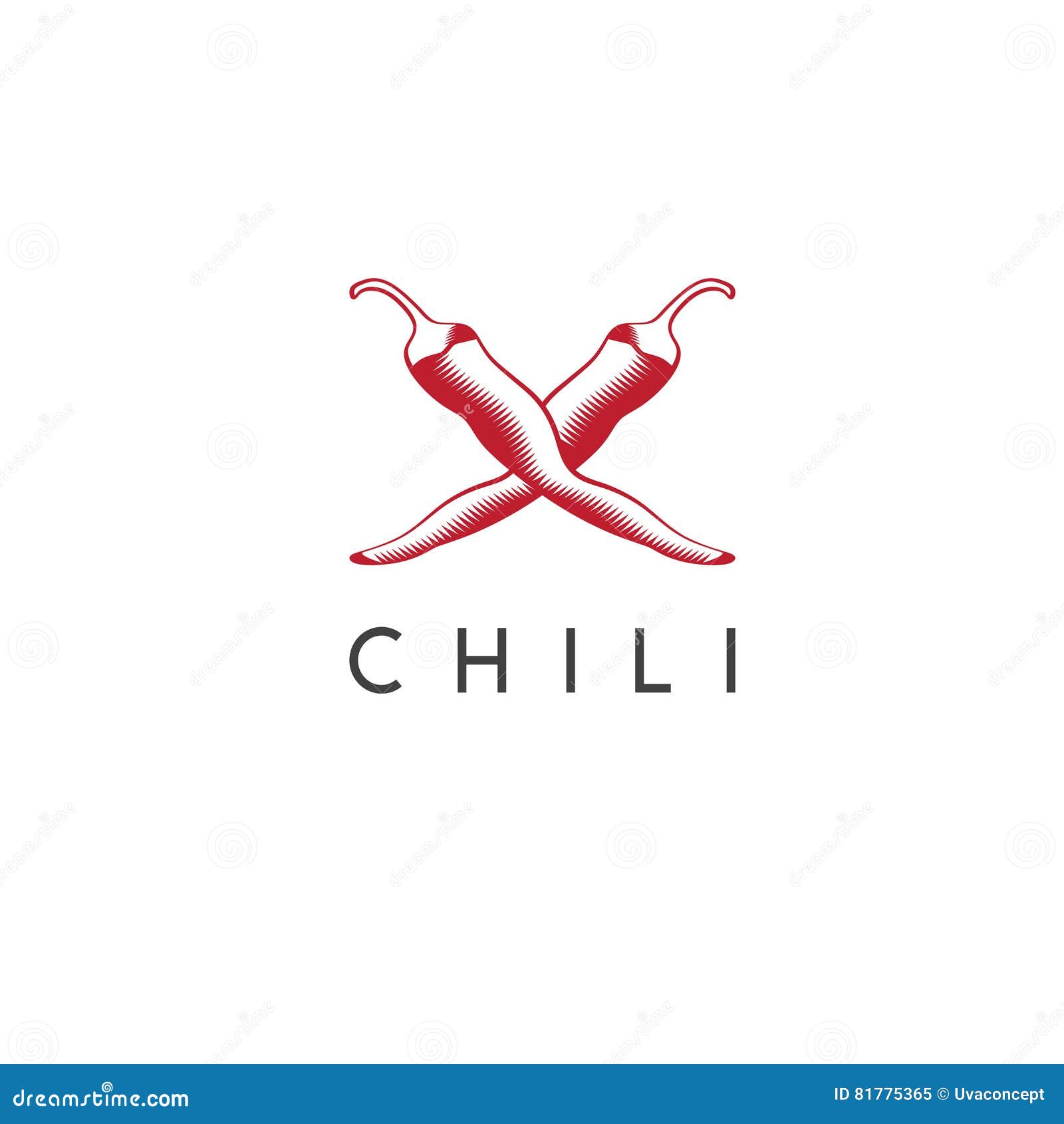 Vector Design Template of Hot Chili Stock Vector - Illustration of ...