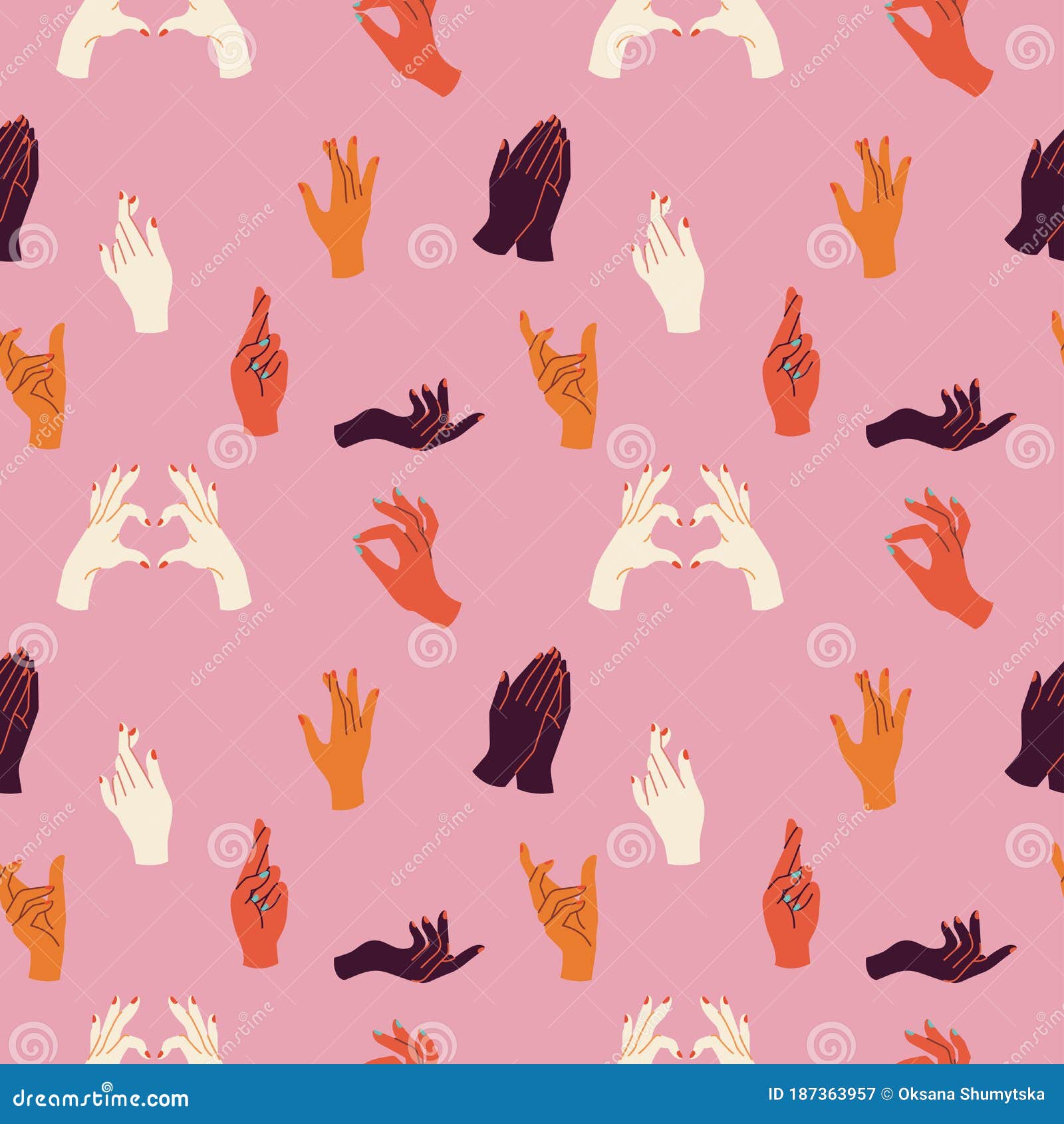 Vector Design Template Icons Emblems - Ethnic Human Hands in in ...