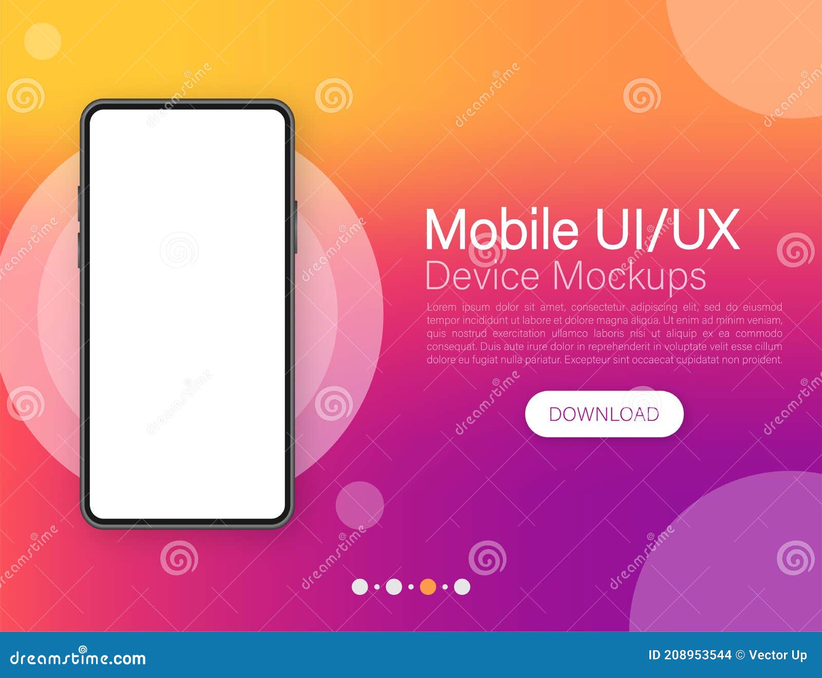 Vector Design Template. Vector Ui Design Screen. Symbol, Sign. Ui ...