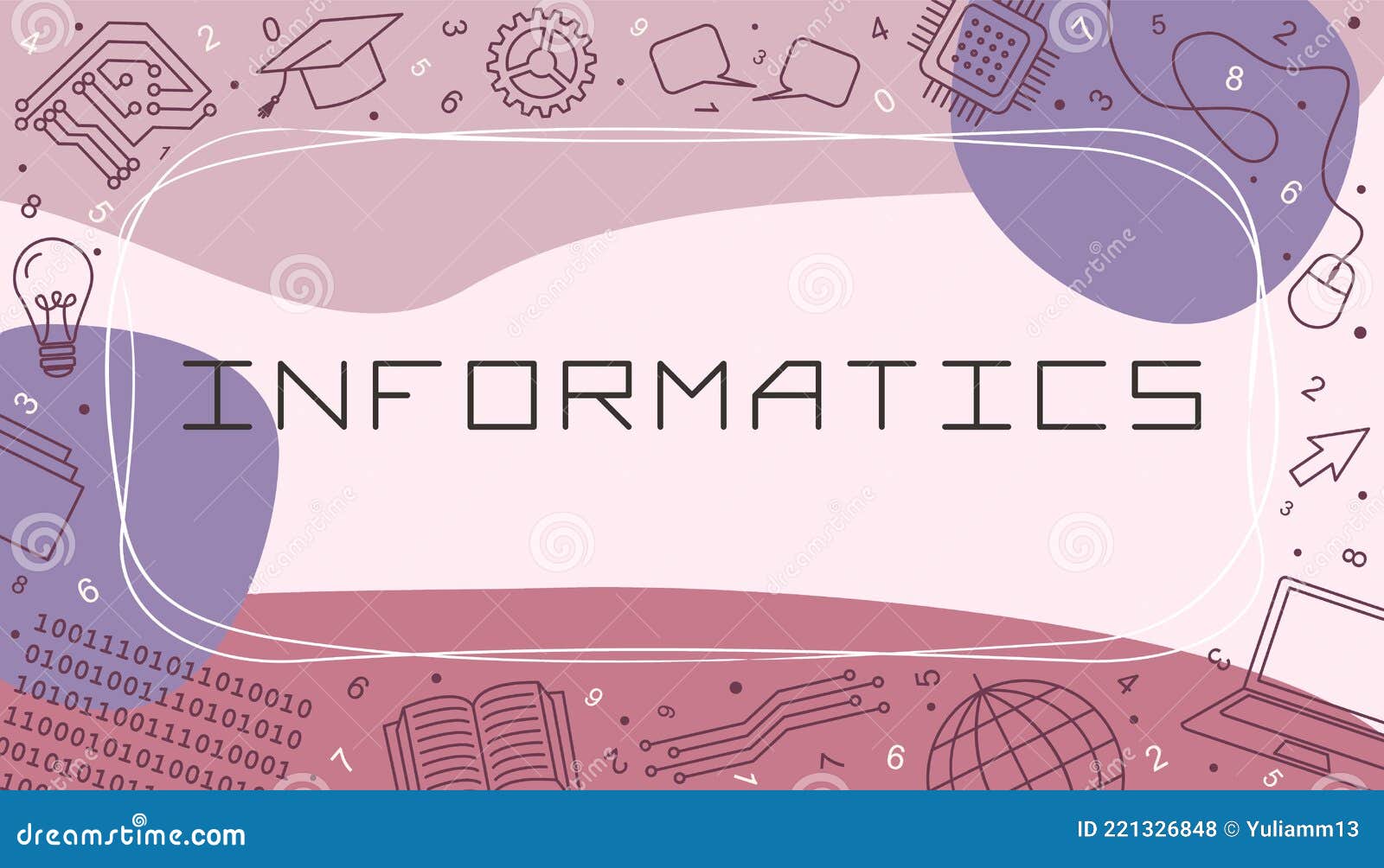 Vector Design Templates for Informatics in Simple Modern Style with ...