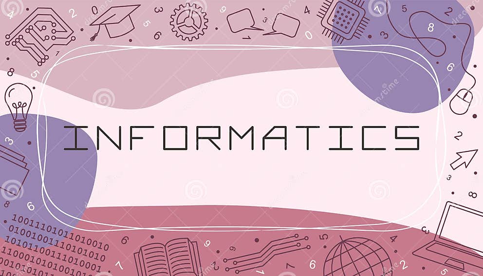 Vector Design Templates for Informatics in Simple Modern Style with ...