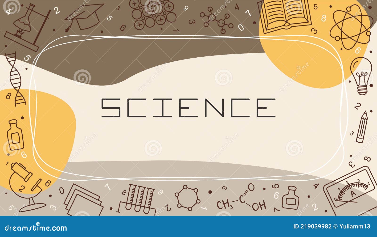 Vector Design Templates for Science in Simple Modern Style Stock Vector ...