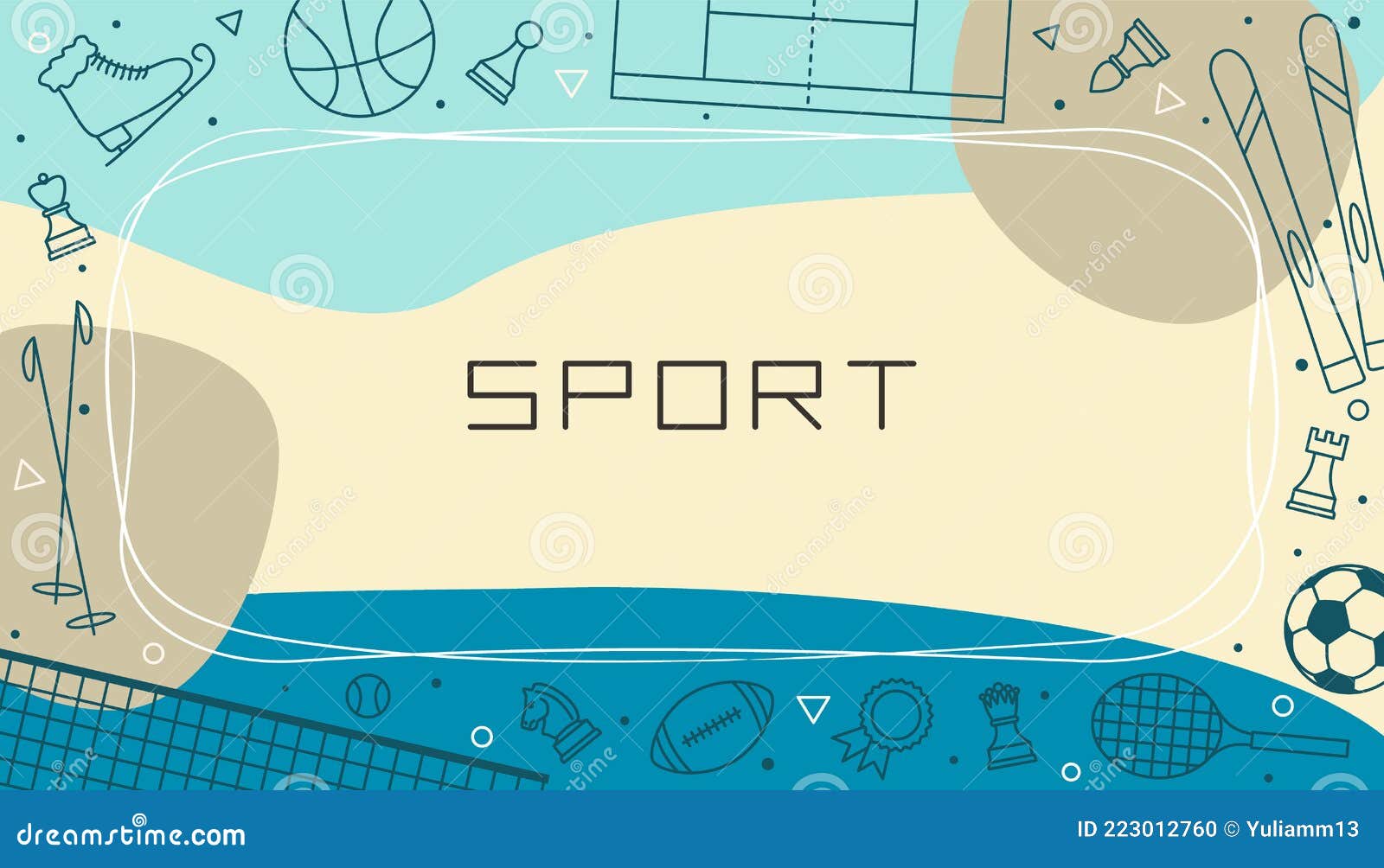 Vector Design Templates for Sport in Simple Modern Style Stock Vector ...