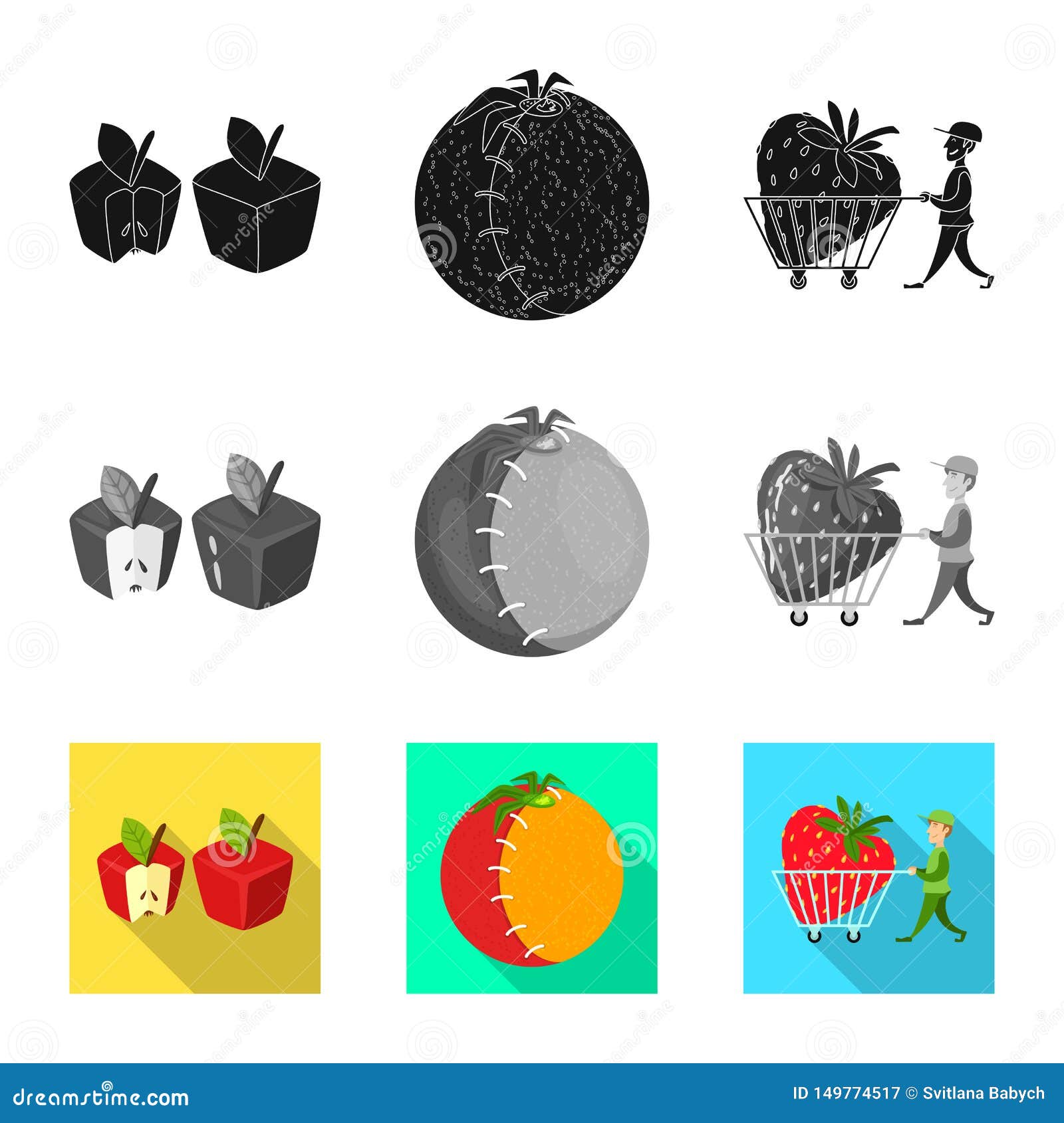Vector Design of Test and Synthetic Symbol. Set of Test and Laboratory ...