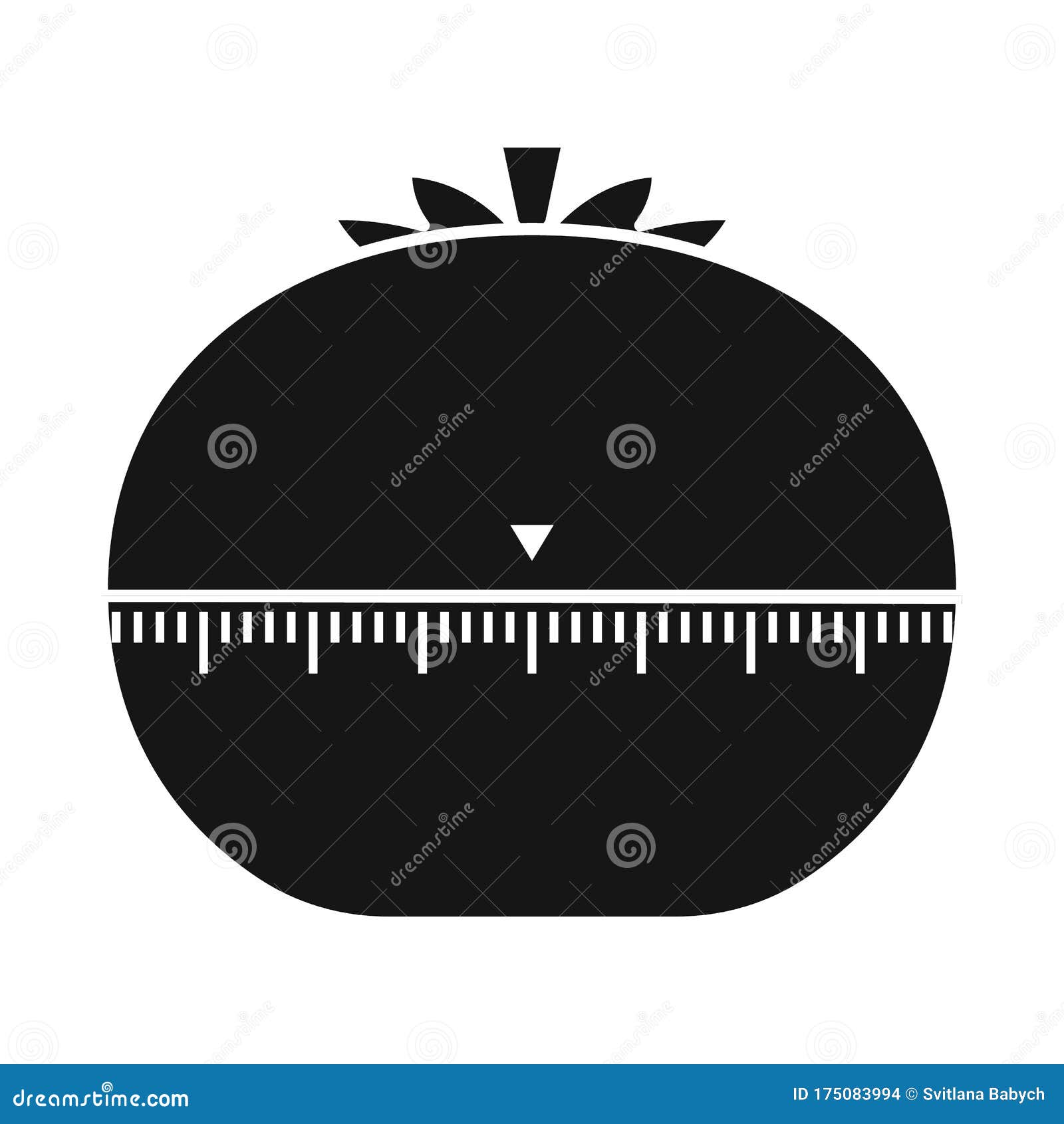 Vector Design of Timer and Tomato Symbol. Graphic of Timer and Clock ...