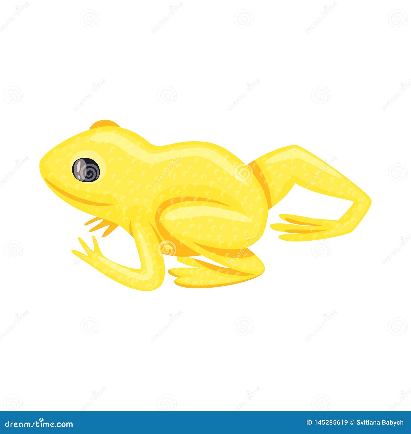 Isolated Object of Toad and Yellow Icon. Collection of Toad and ...