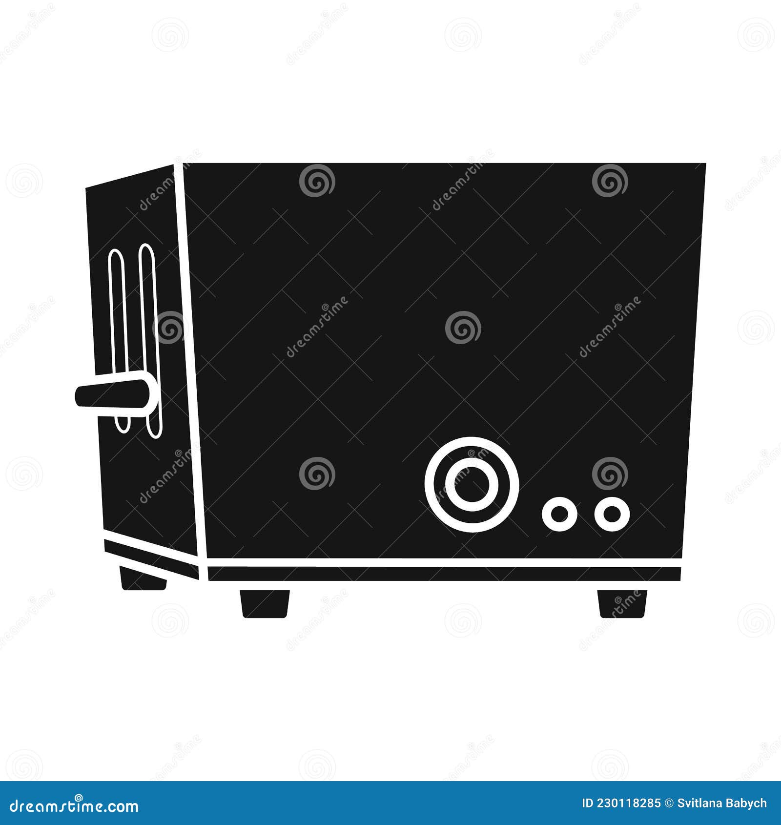 Vector Design of Toaster and Kitchen Sign. Web Element of Toaster and ...