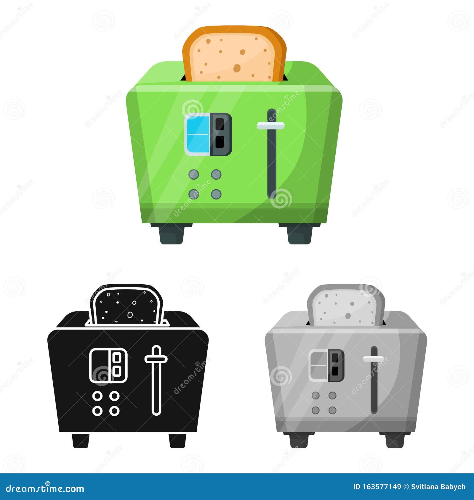 Vector Design of Toaster and Toast Logo. Graphic of Toaster and Menu ...