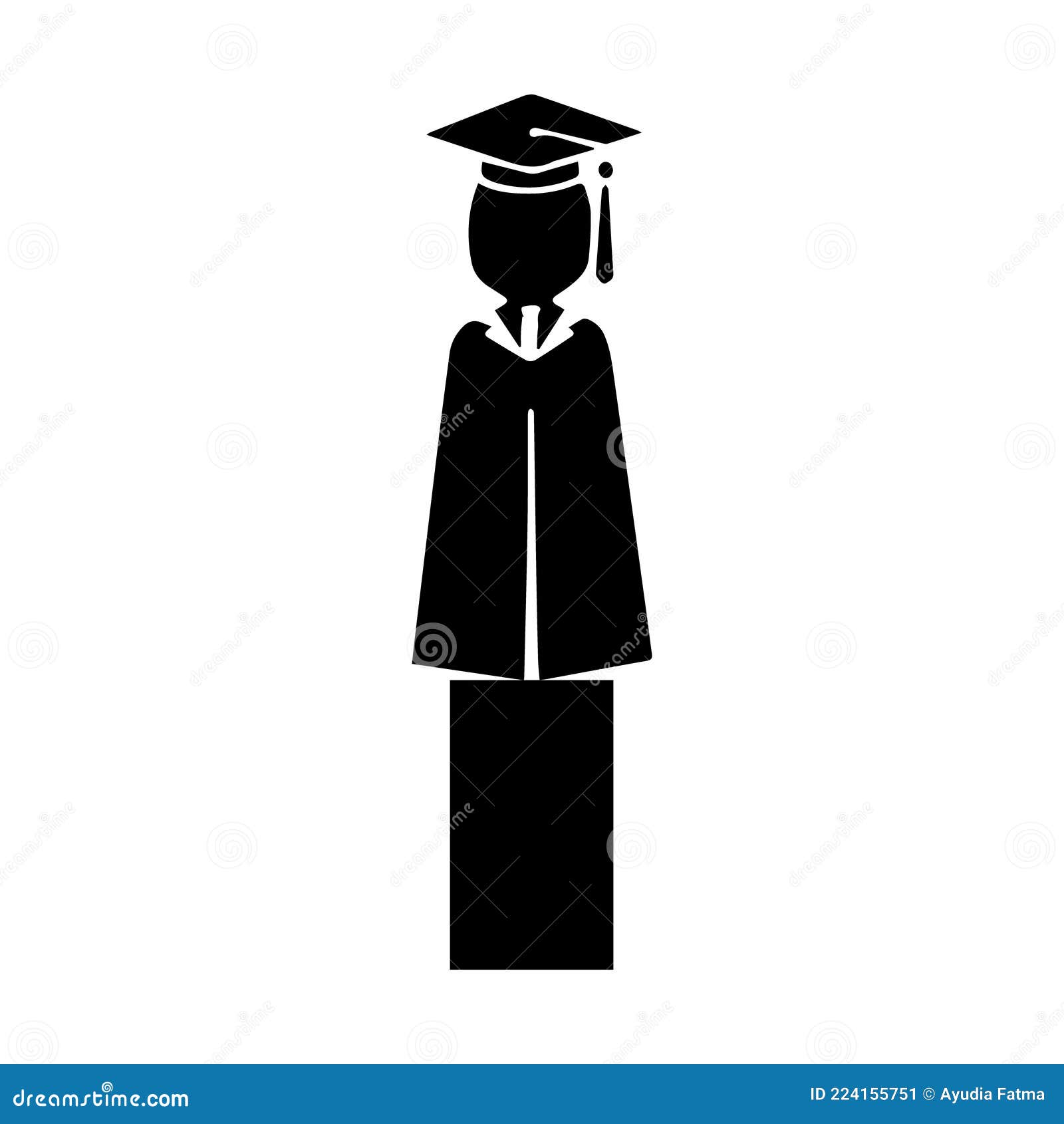 Vector Design, Toga Icon Design As Graduation Stock Illustration ...