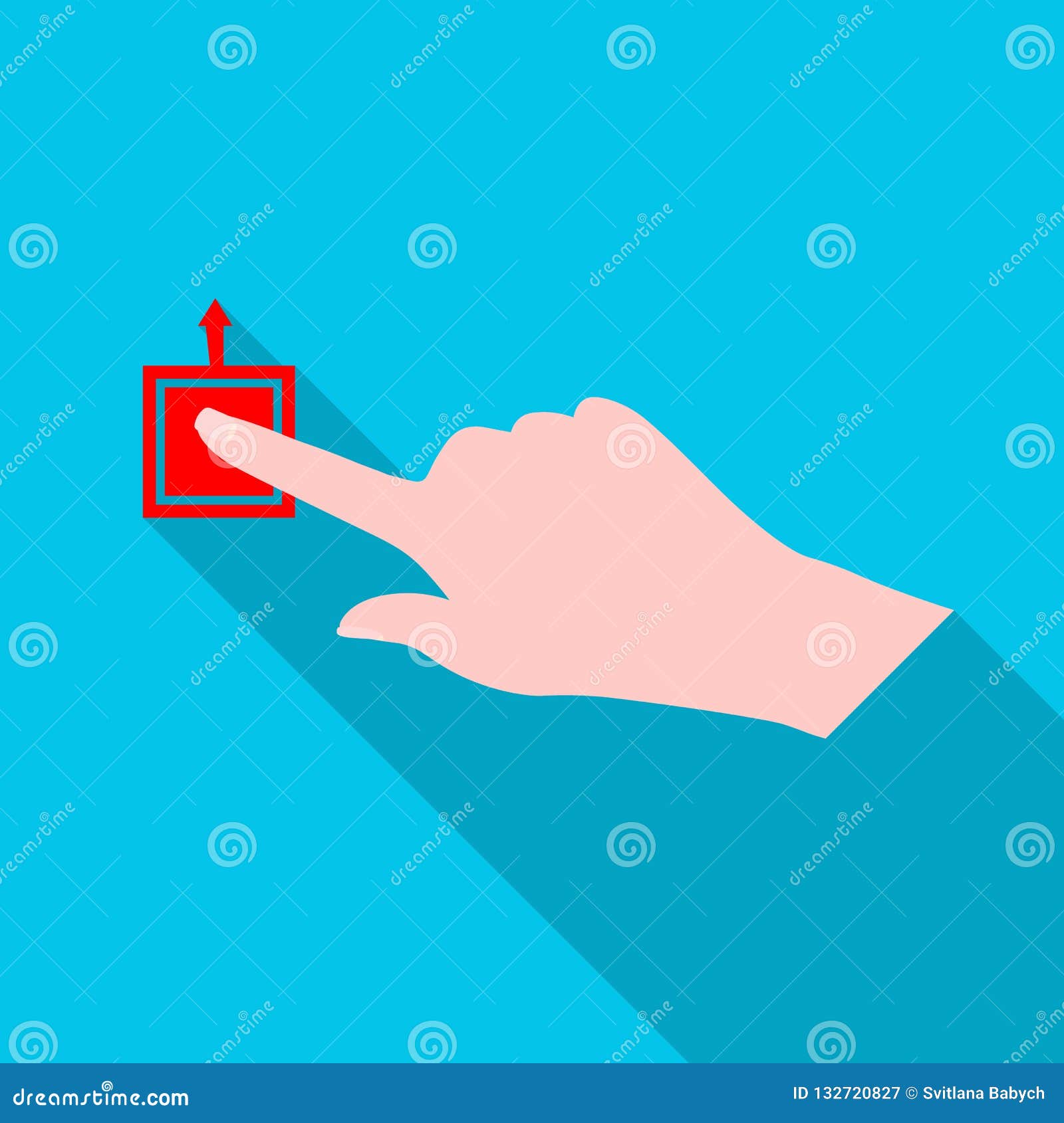 Vector Design of Touchscreen and Hand Logo. Collection of Touchscreen ...