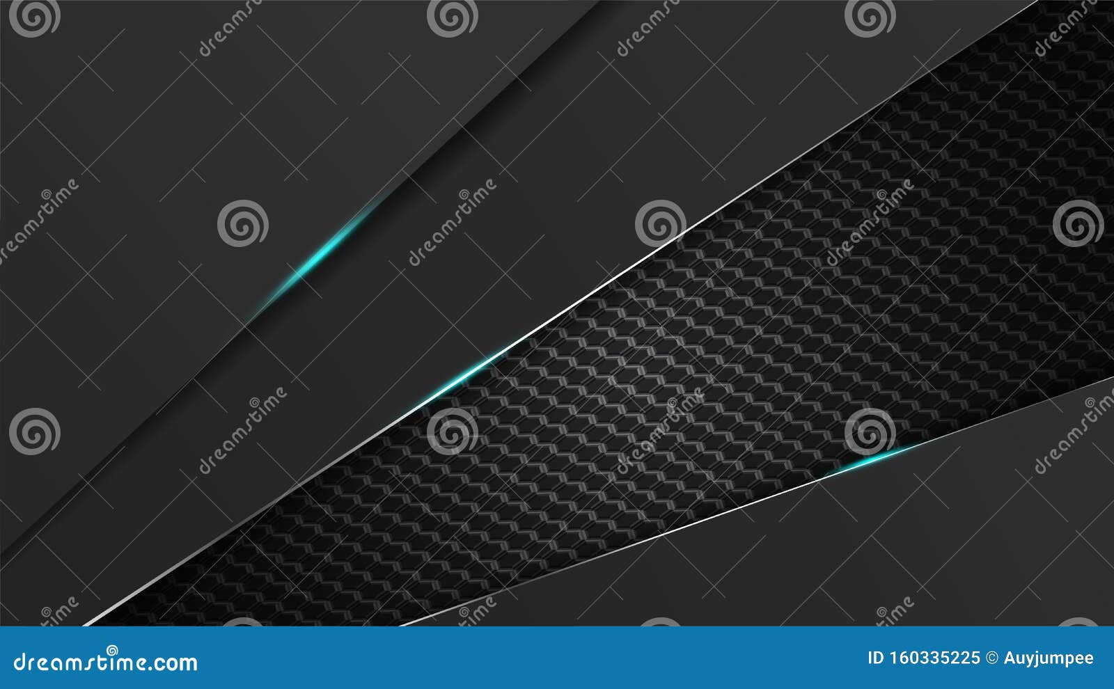 Vector Design Trendy and Technology Concept. Dark Frame Border ...