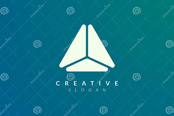 Vector Design of a Triangle with Rounded Corners Stock Vector ...