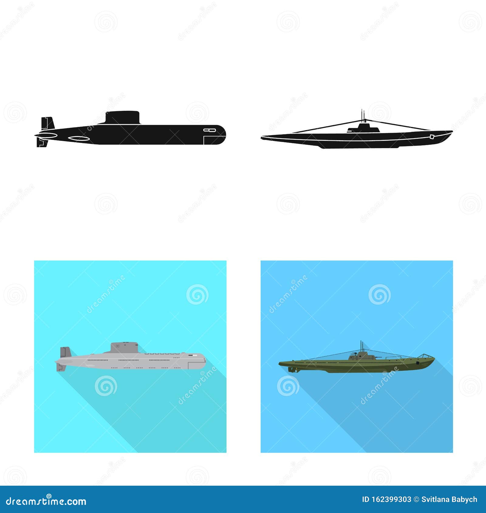 Vector Design of War and Ship Symbol. Set of War and Fleet Vector Icon ...