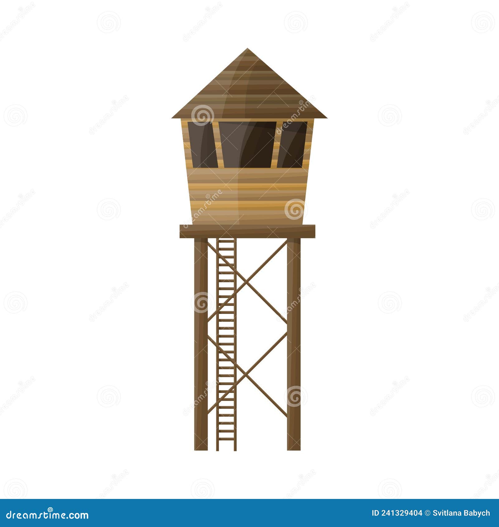 Vector Design of Watchtower and Tower Icon. Web Element of Watchtower ...