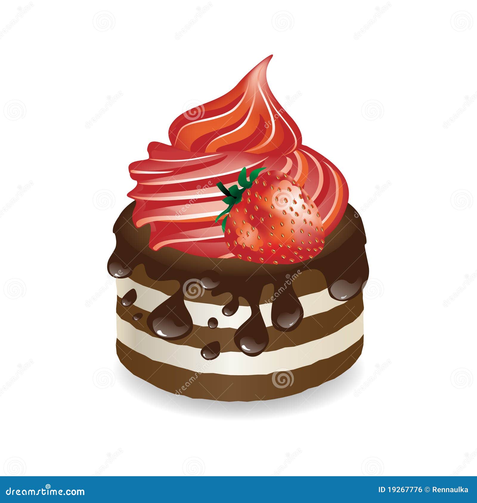 Vector dessert stock vector. Illustration of chocolate - 19267776