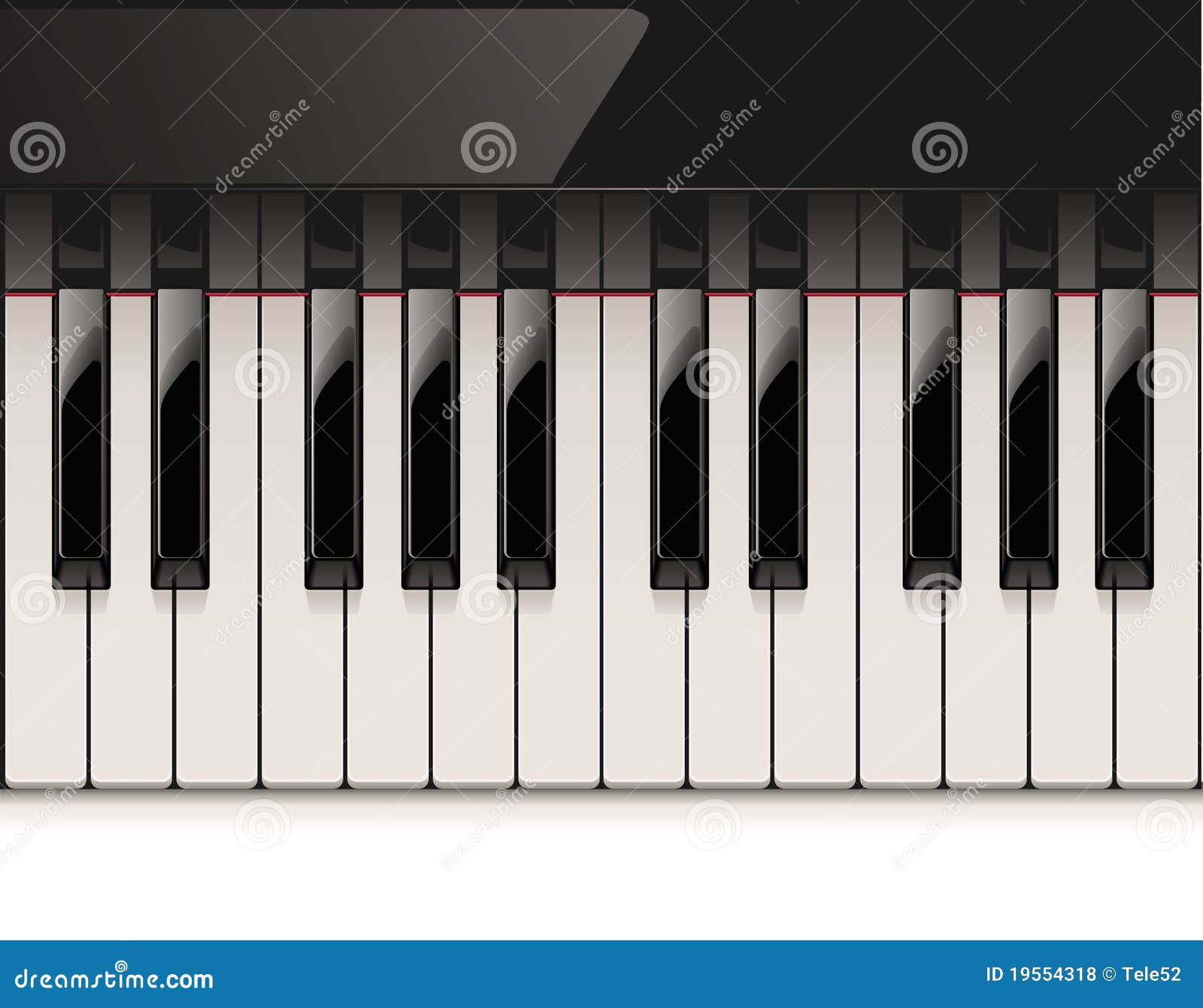 Piano Keyboard Vector Pictures