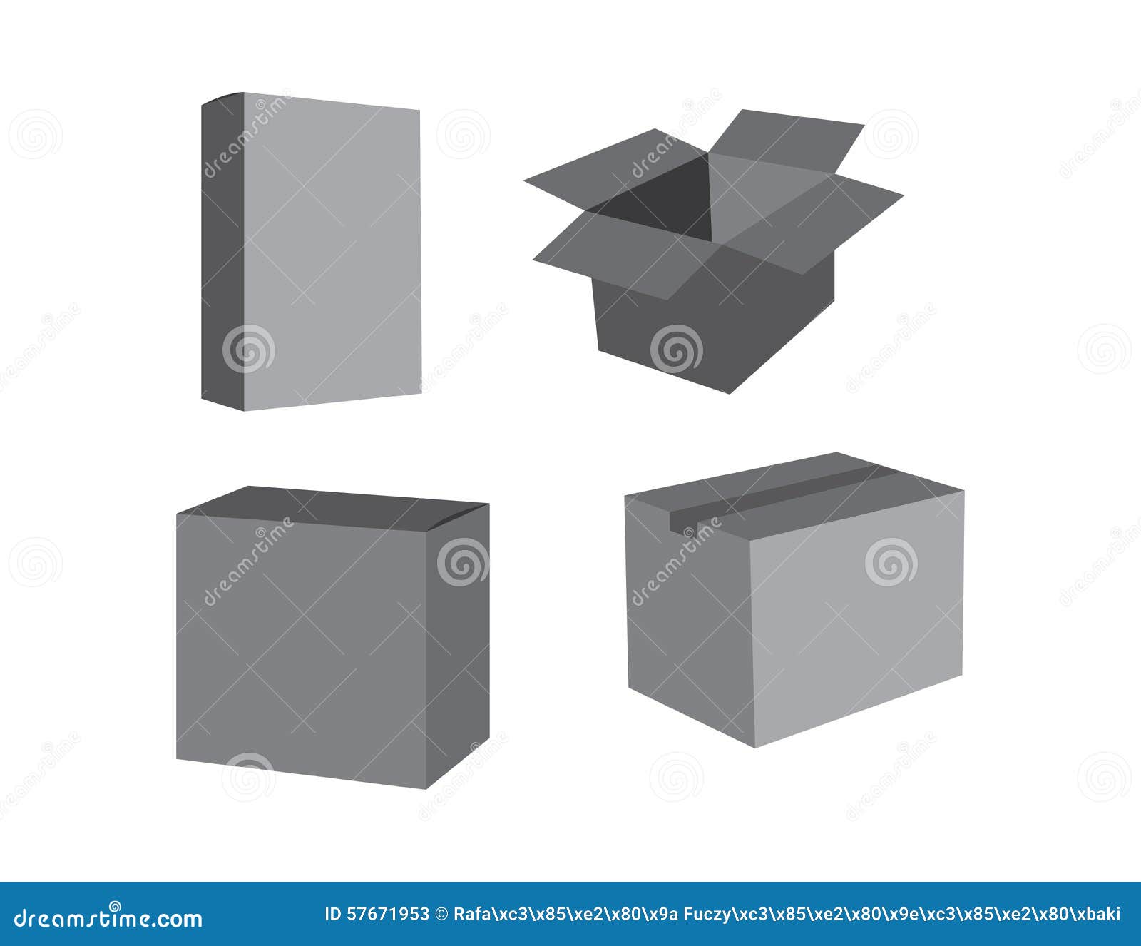Vector Determinado De La Caja Ilustración del Vector - Ilustración de ...