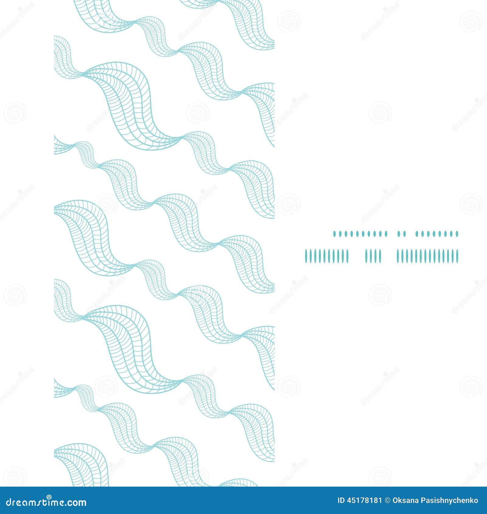 Vector Diagonal Abstract Waves Vertical Frame Stock Vector ...
