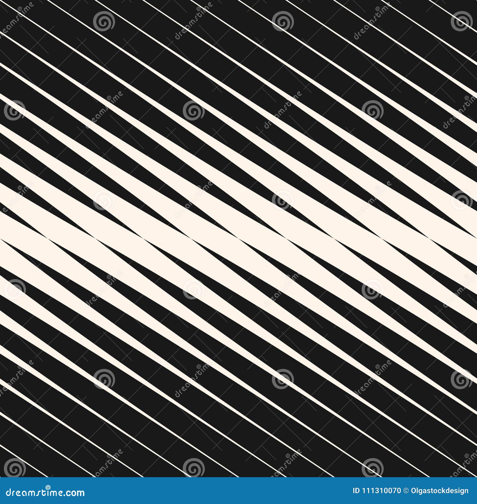 Vector Diagonal Halftone Stripes Seamless Pattern, Slanted Parallel ...