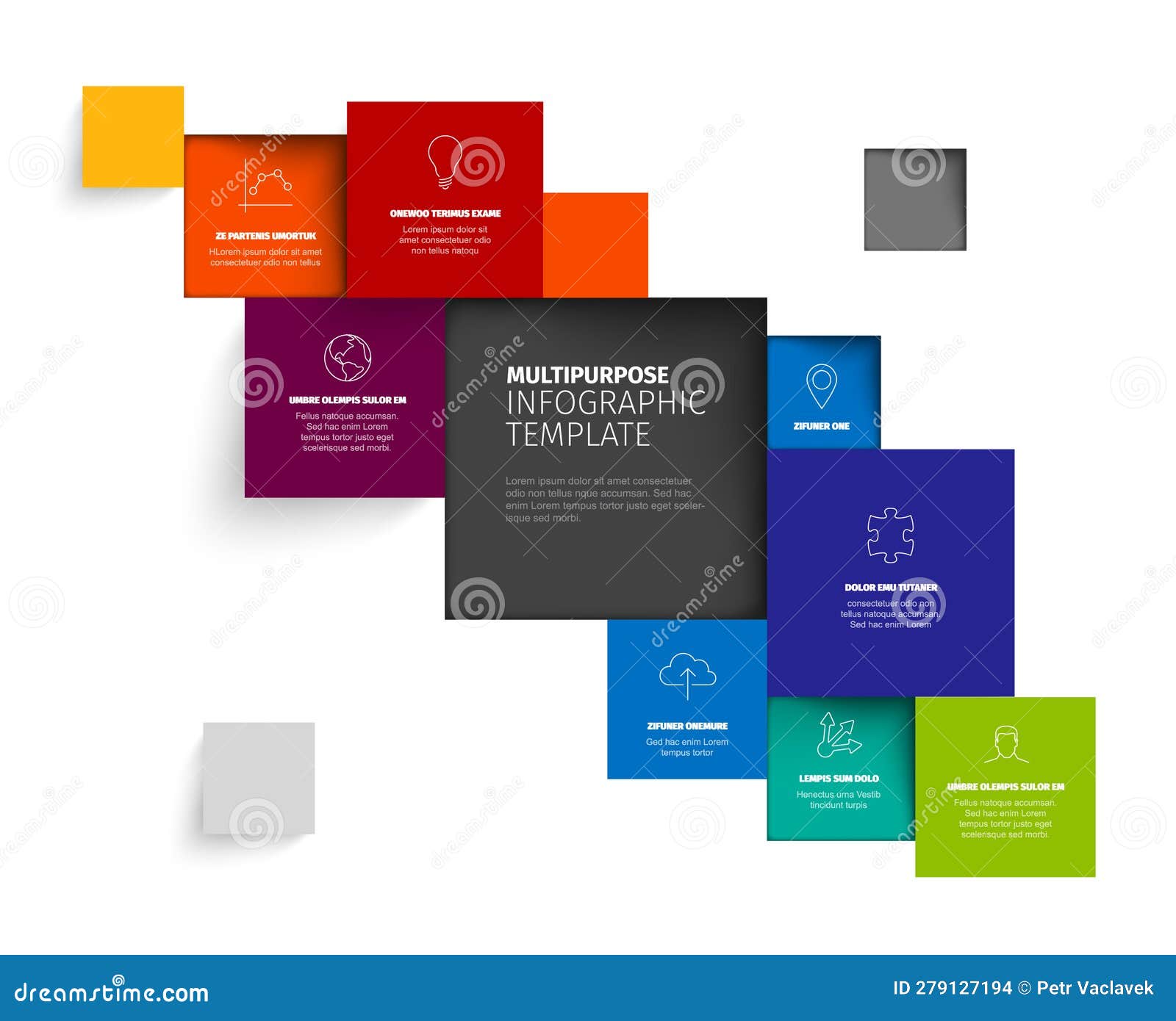 Vector Diagonal Minimalist Colorful Infographic Template Made from ... Vector Diagonal Minimalist Colorful Infographic Template Made from ...