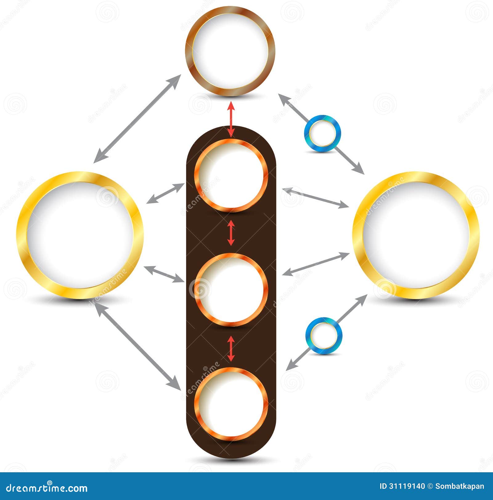 Vector Diagram Circle System | CartoonDealer.com #31119140