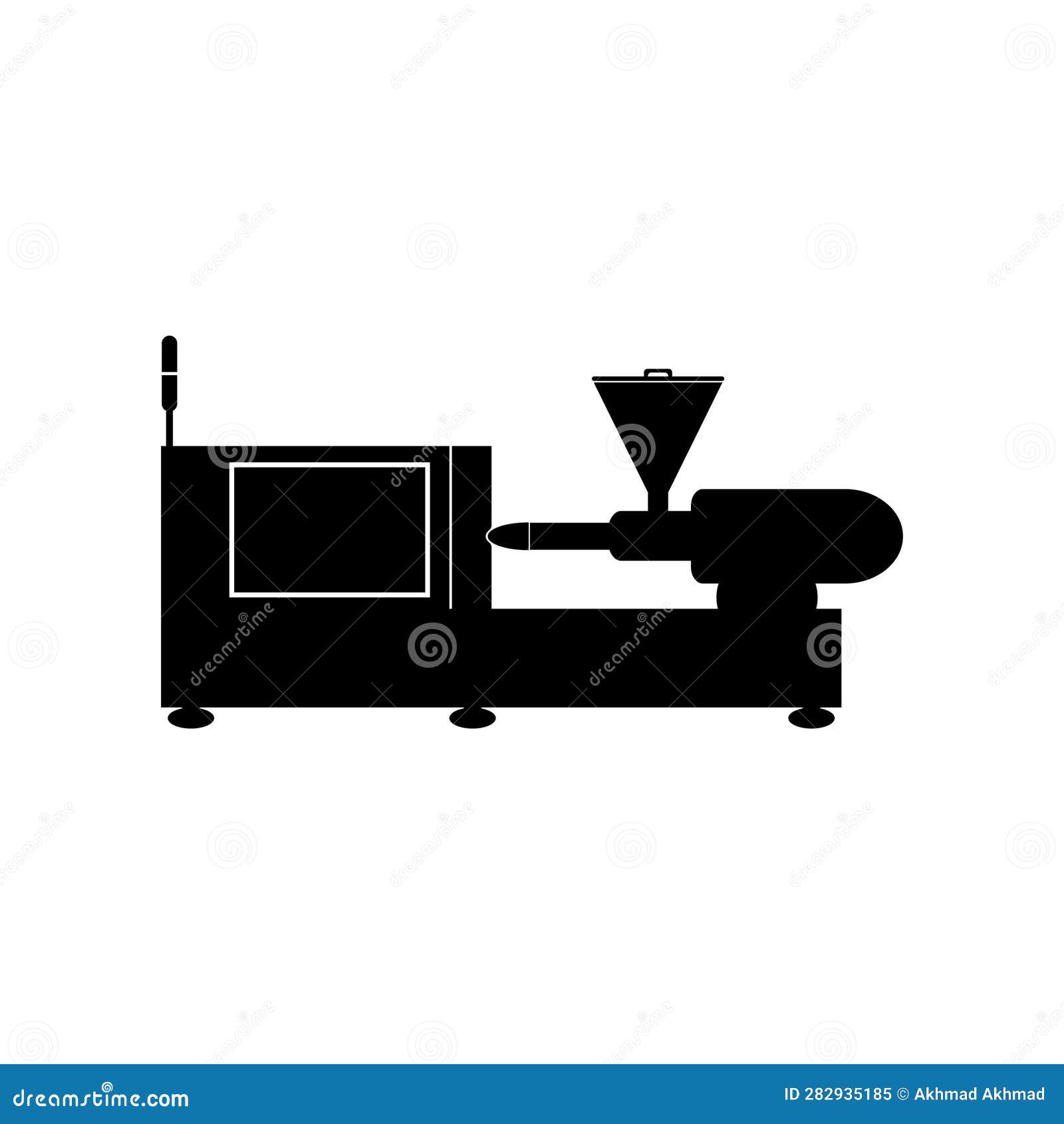 Electric or Hydraulic Injection Molding Icon Stock Vector ...
