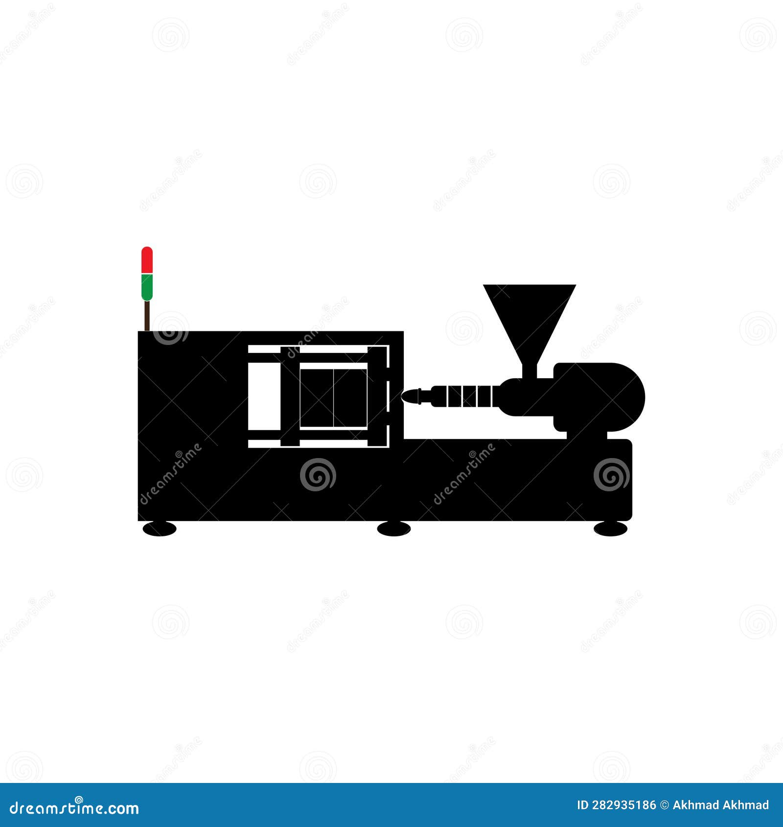 Electric or Hydraulic Injection Molding Icon Stock Vector ...