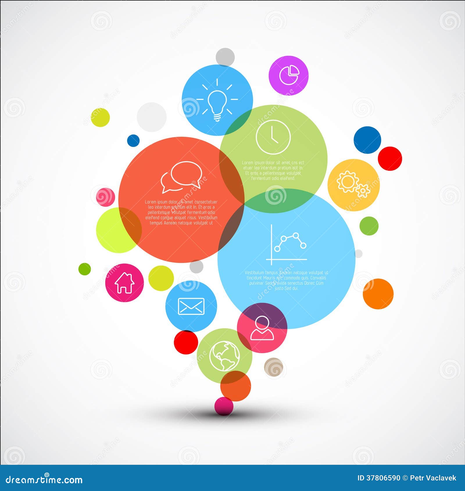 Descriptive Infographic Showing Some Stages Of Glaucoma Disease, Vector ...