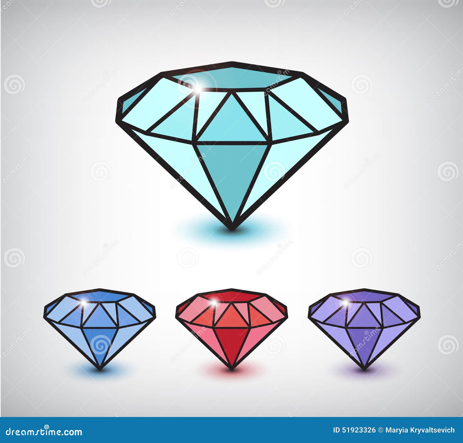 Diamond Cartoon