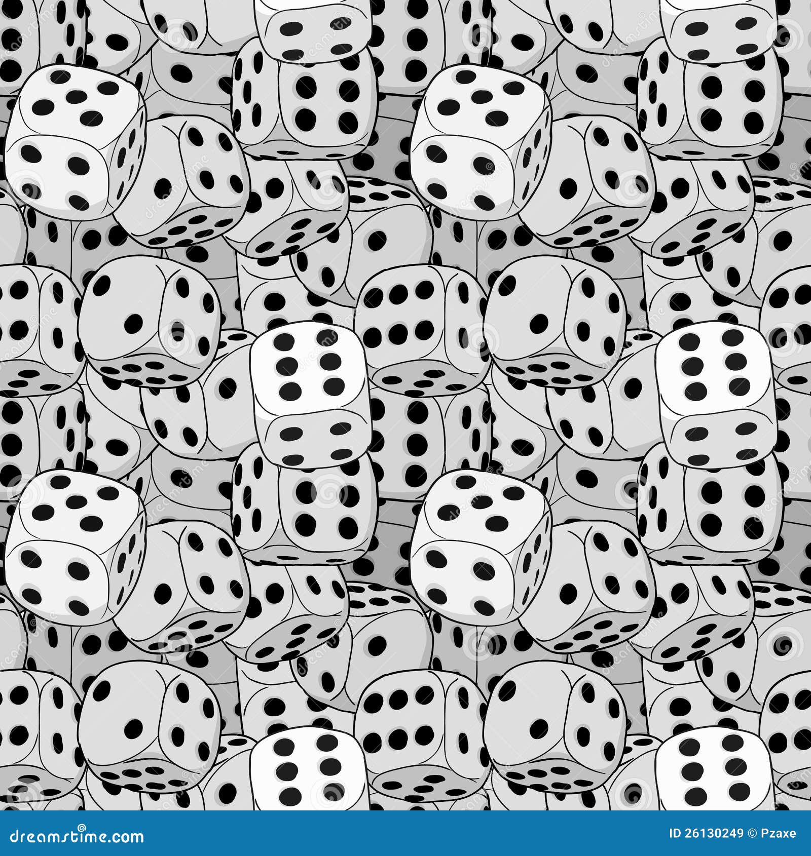 Vector dices pattern stock vector. Illustration of grunge - 26130249