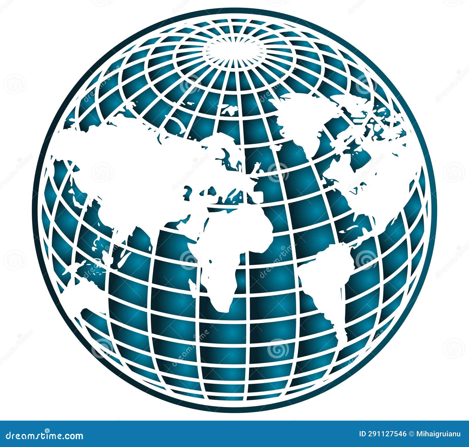 Vector Digital Future Map. Techno World Map Stock Vector - Illustration ...