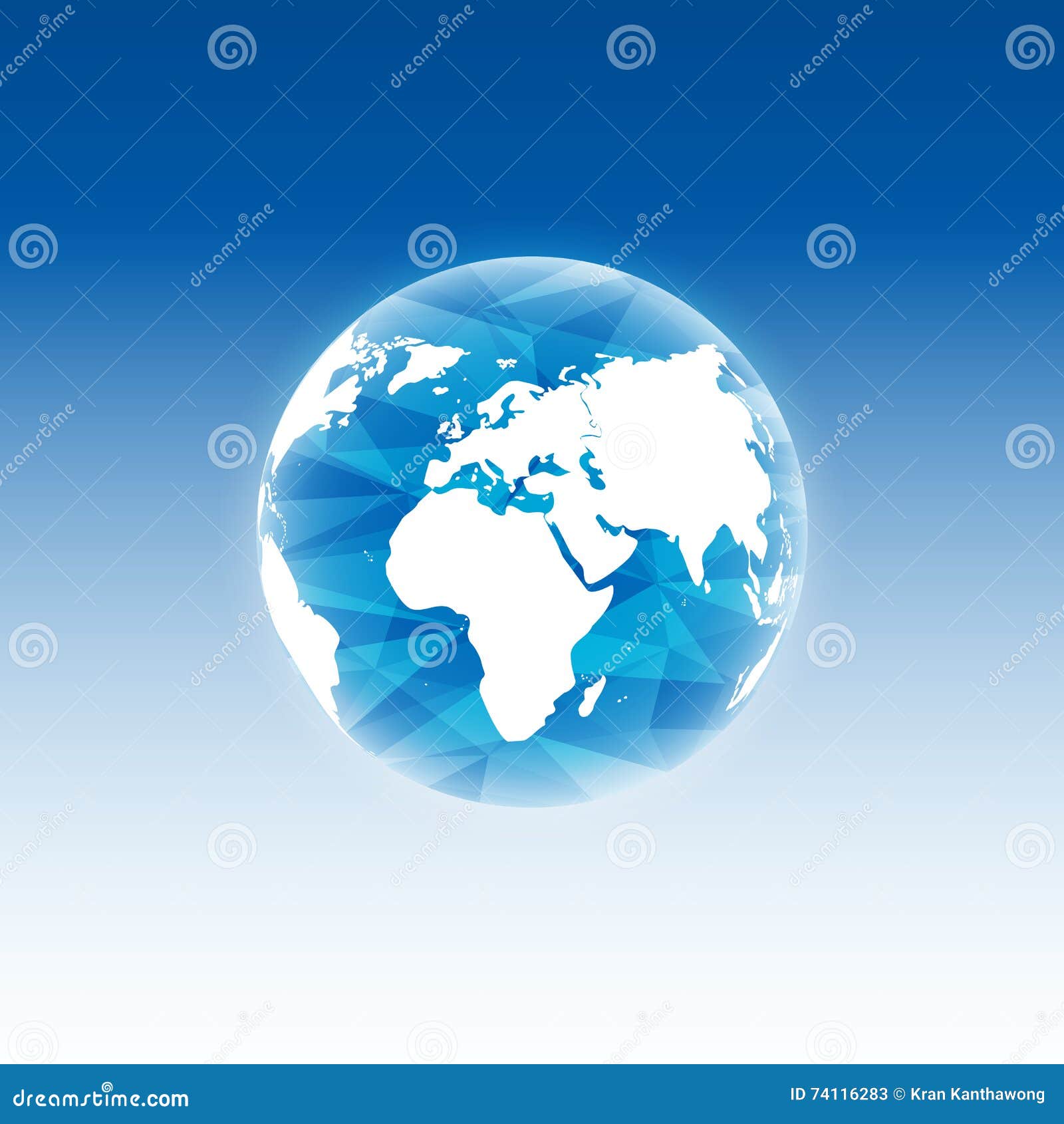 Vector Digital Global Technology Concept, Abstract Background Stock ...