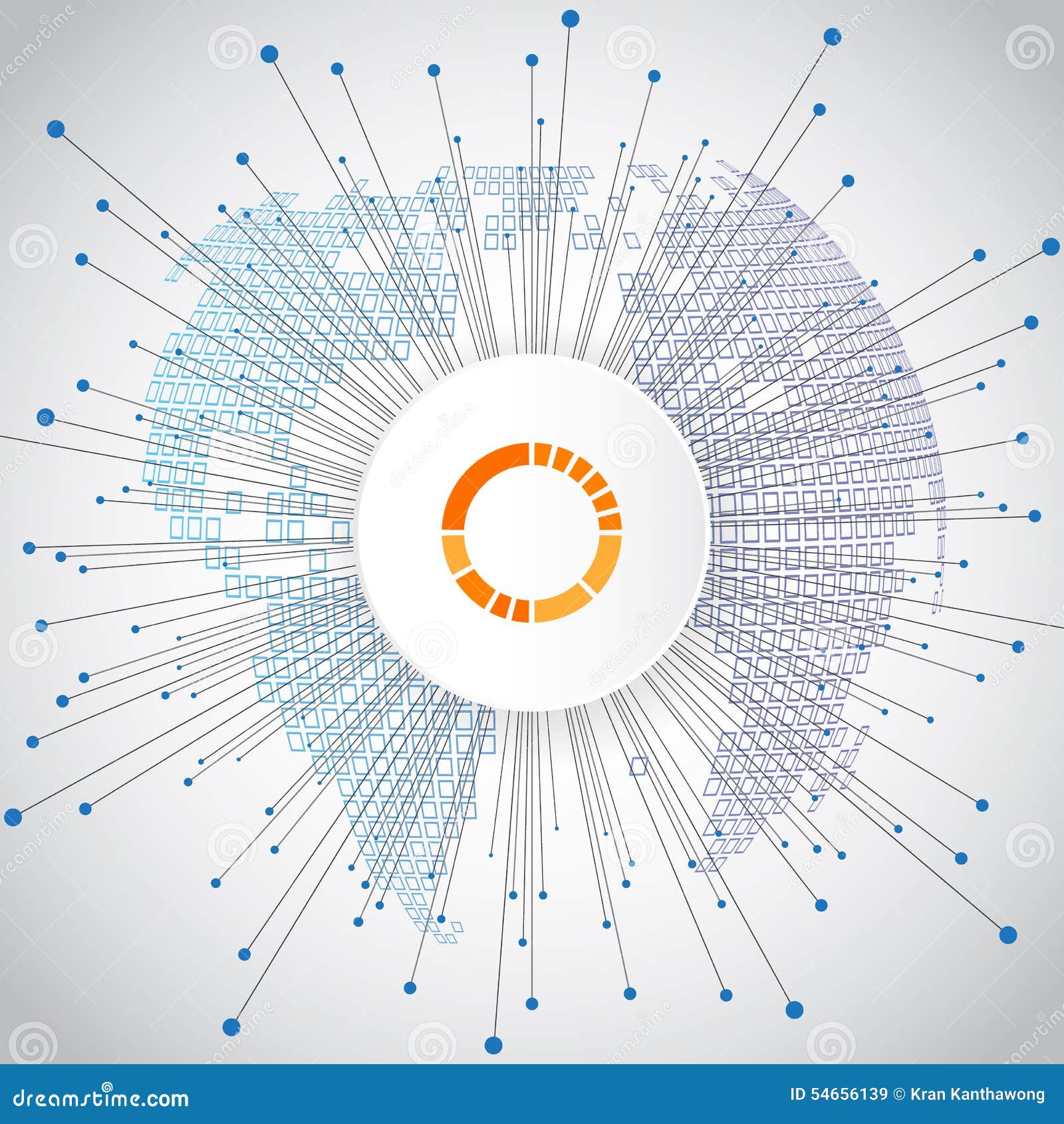 Vector Digital High Speed Technology, Abstract Background Stock Vector ...