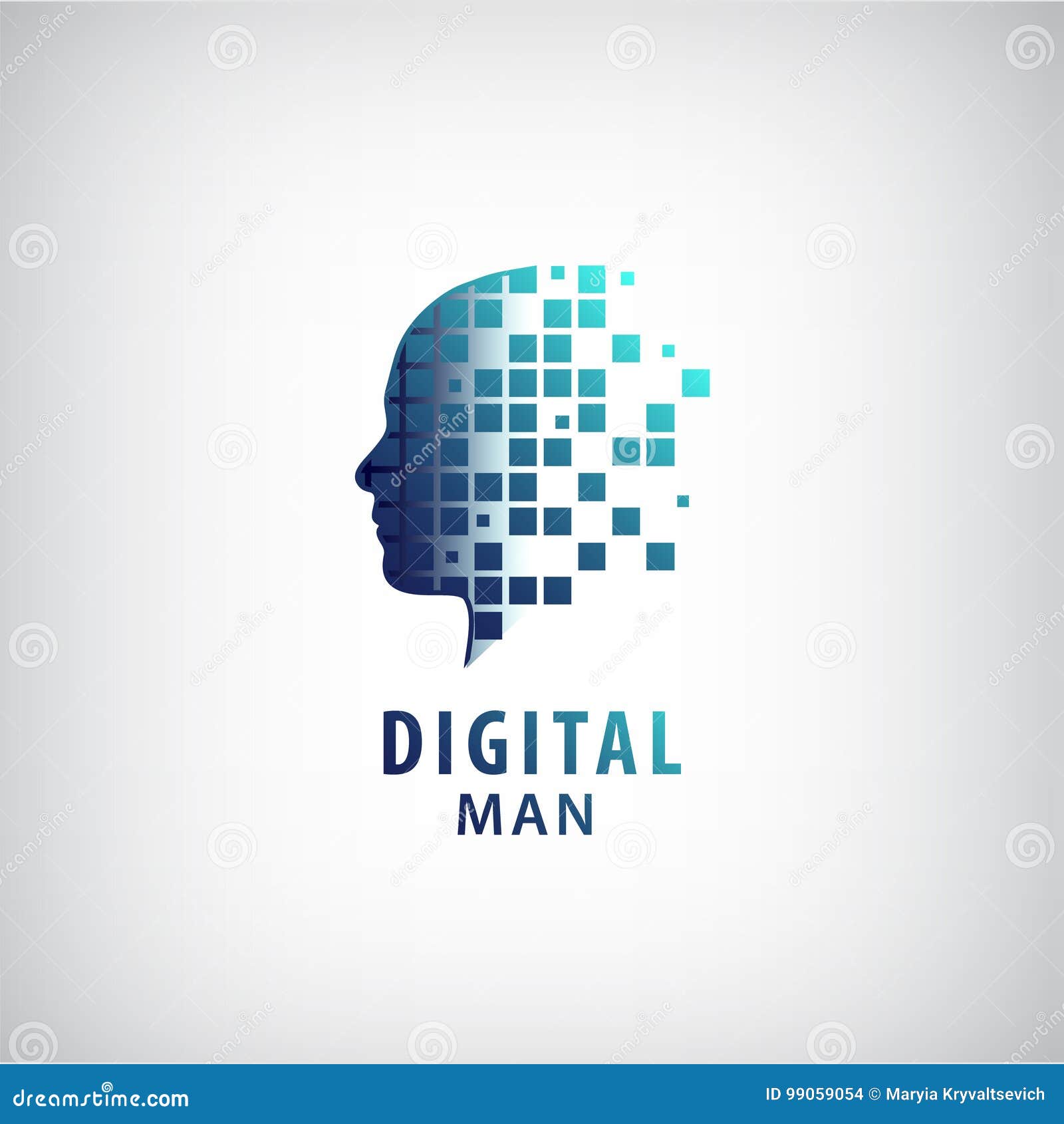Digital Man Logo Stock Illustrations – 12,947 Digital Man Logo Stock ...