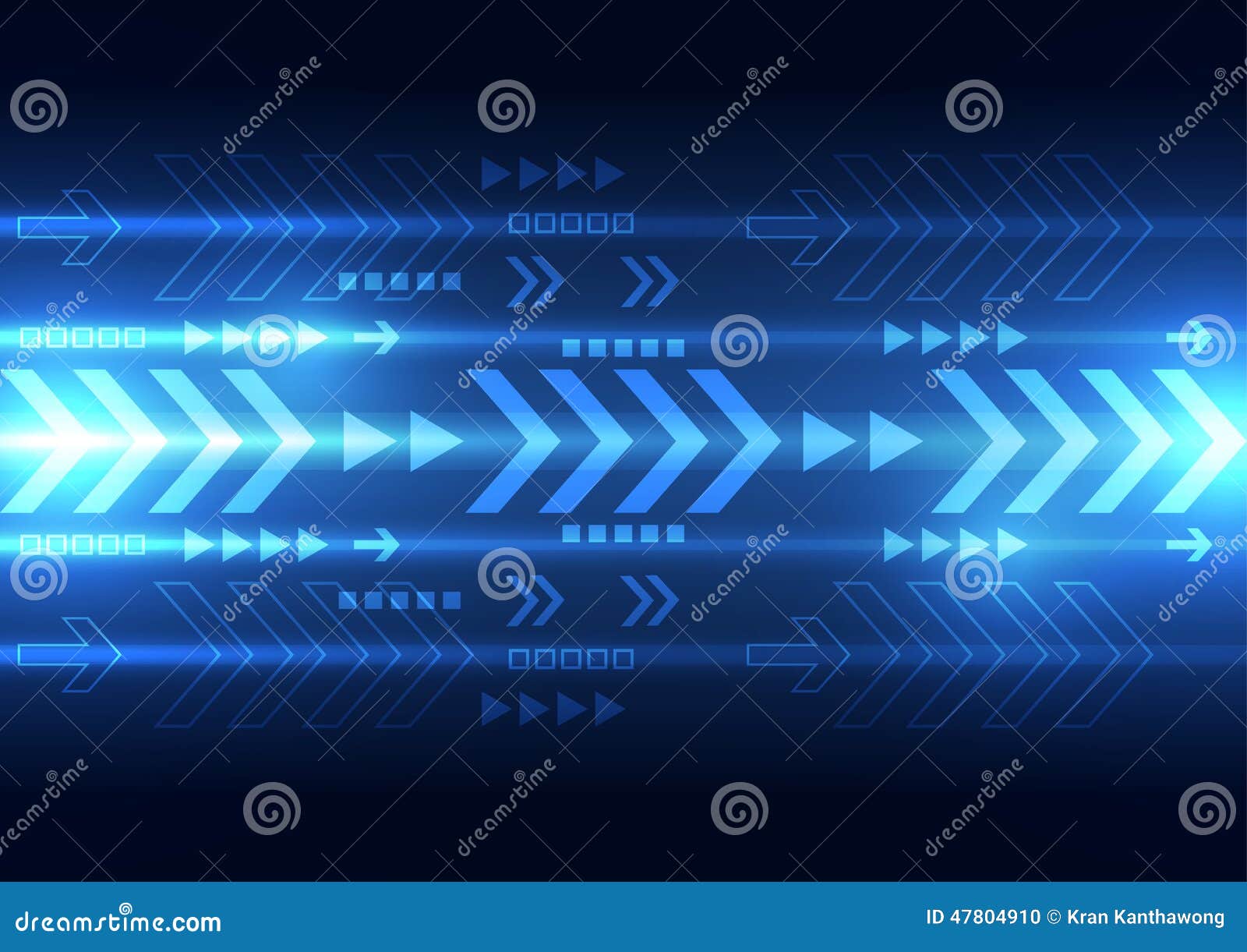 Vector Digital Speed Technology, Abstract Background Stock Vector ...